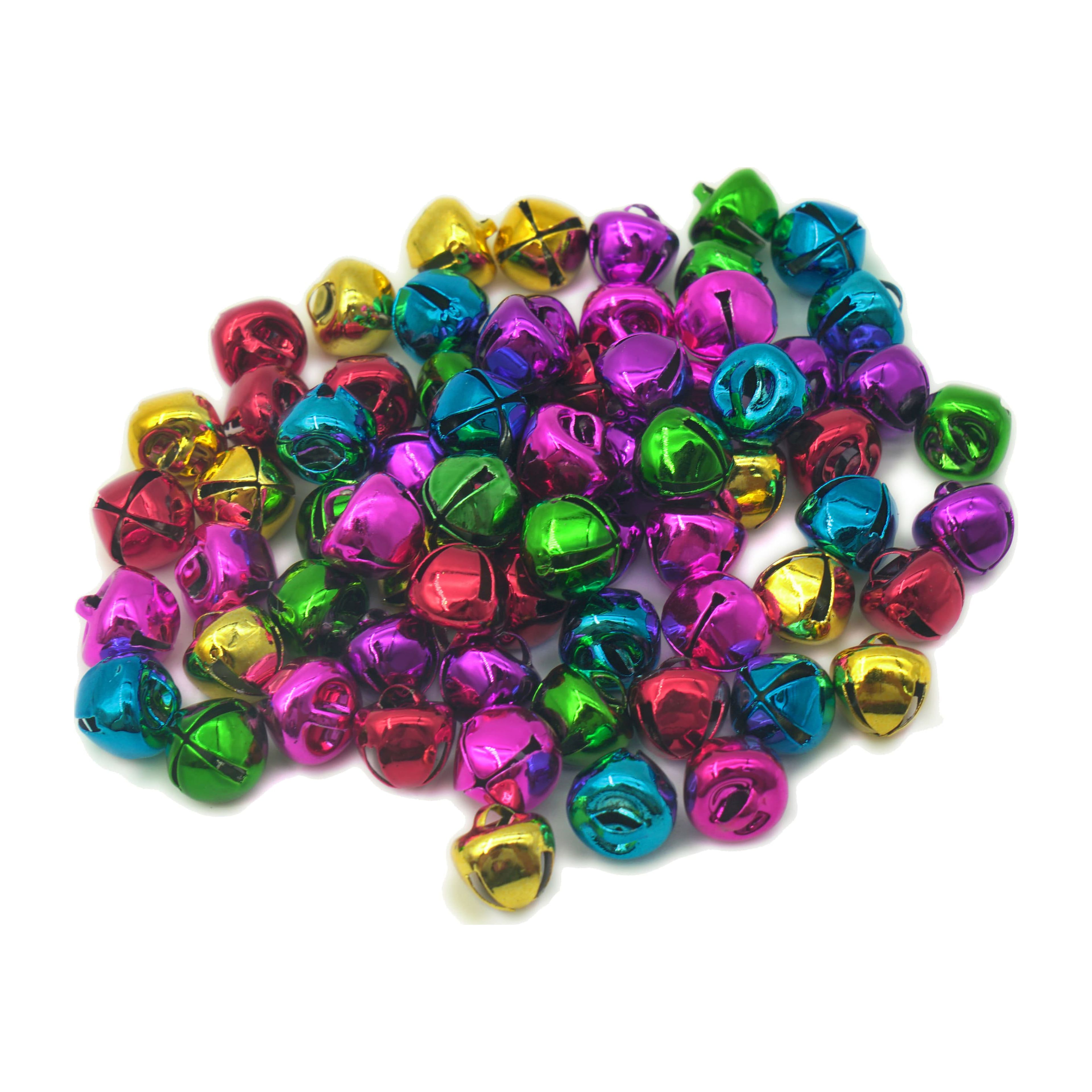 12 Packs: 70 ct. (840 total) 9mm Assorted Jingle Bells by Creatology ...