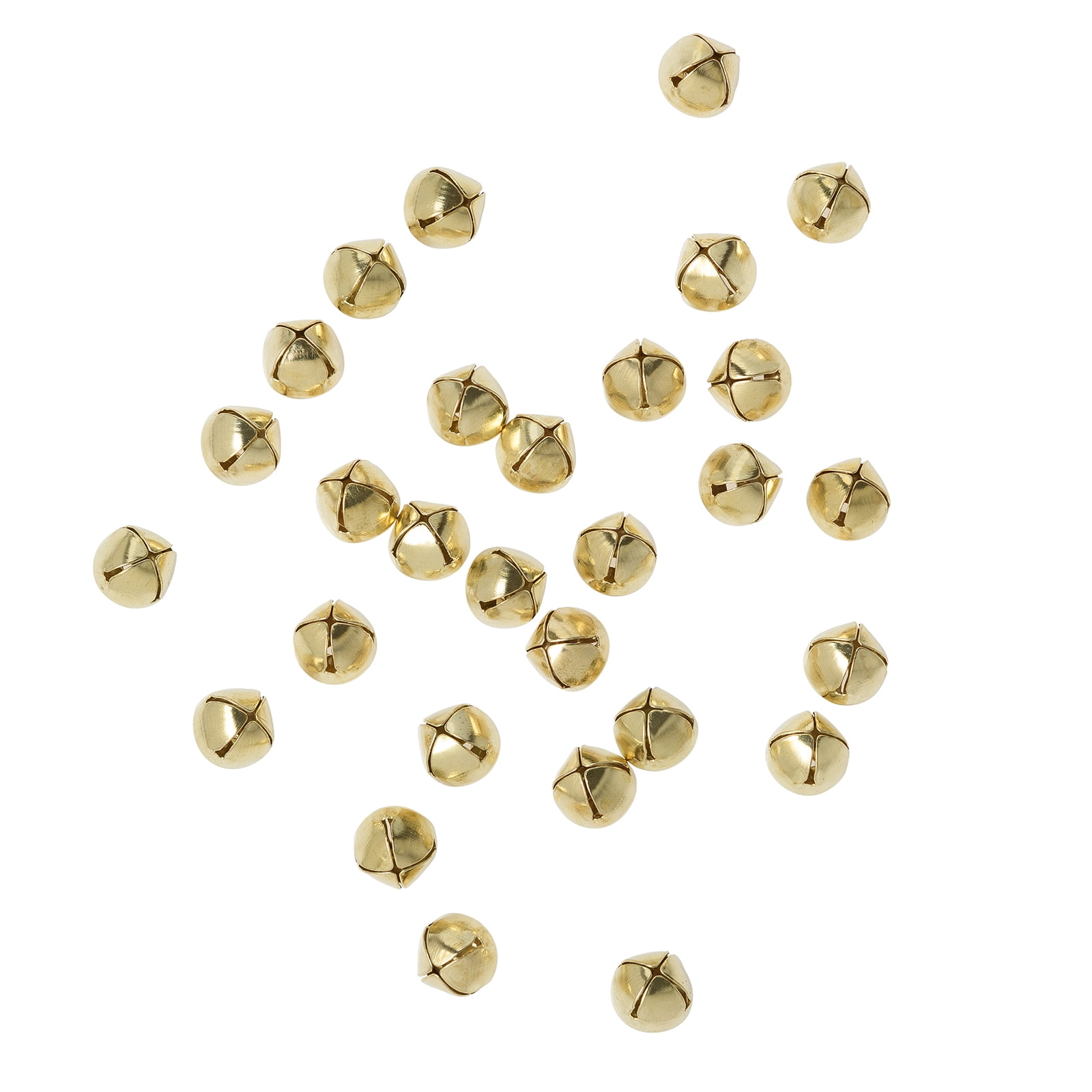 12 Packs: 70 ct. (840 total) 9mm Gold Jingle Bells by Creatology ...