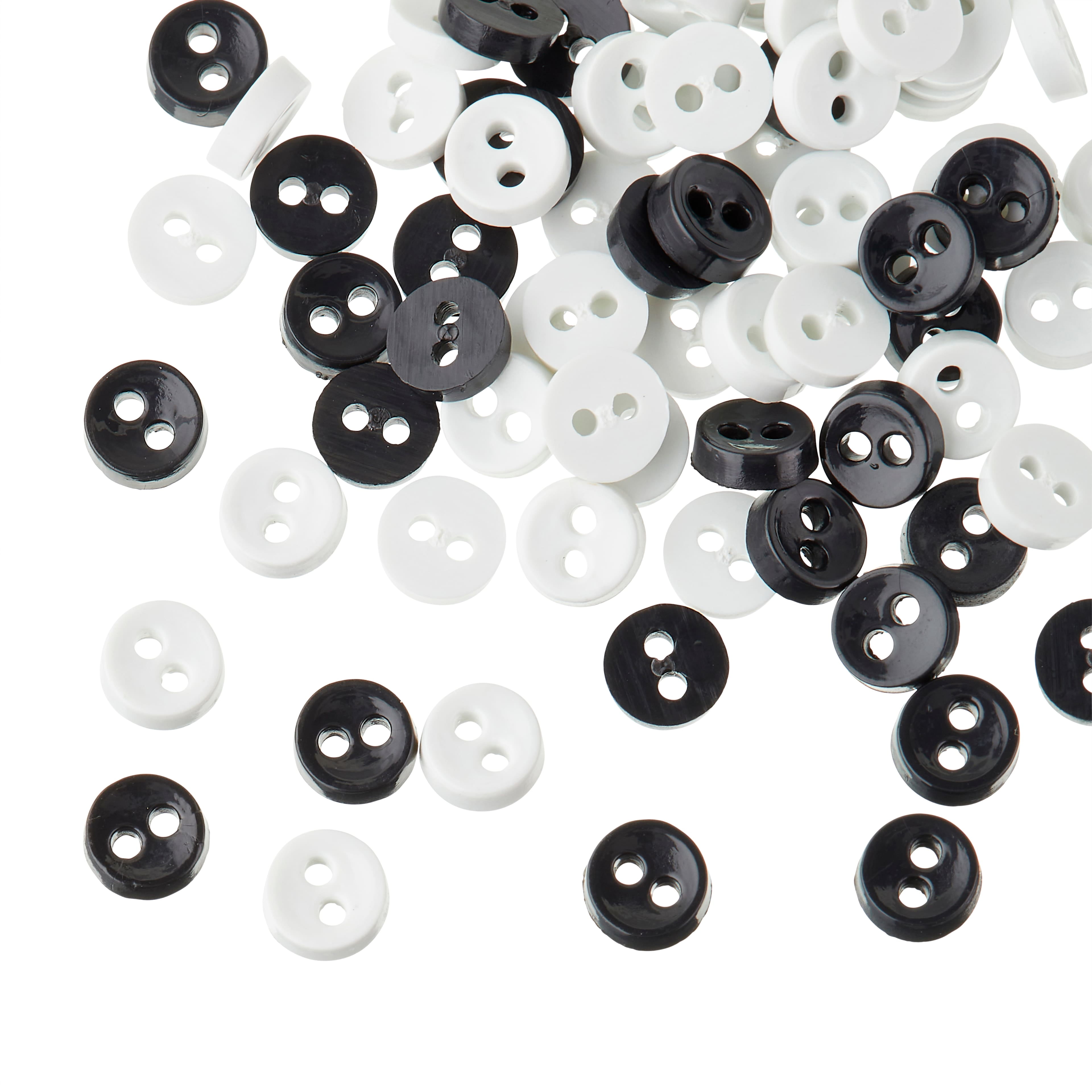 12 Packs: 75 ct. (900 total) Favorite Findings™ 1/4" Black & White ...