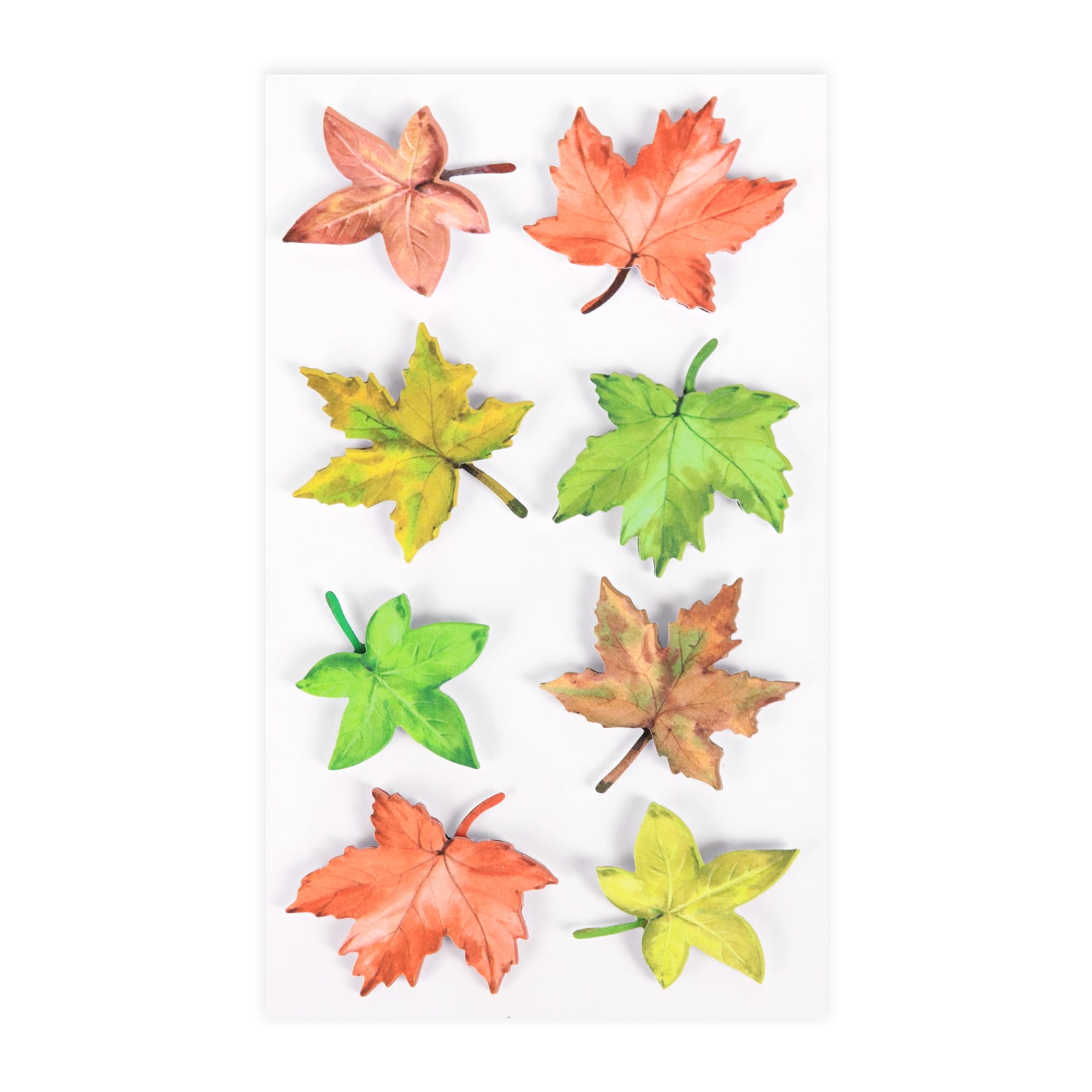 12 Packs: 8 ct. (96 total) Maple Leaves Stickers by Recollections ...
