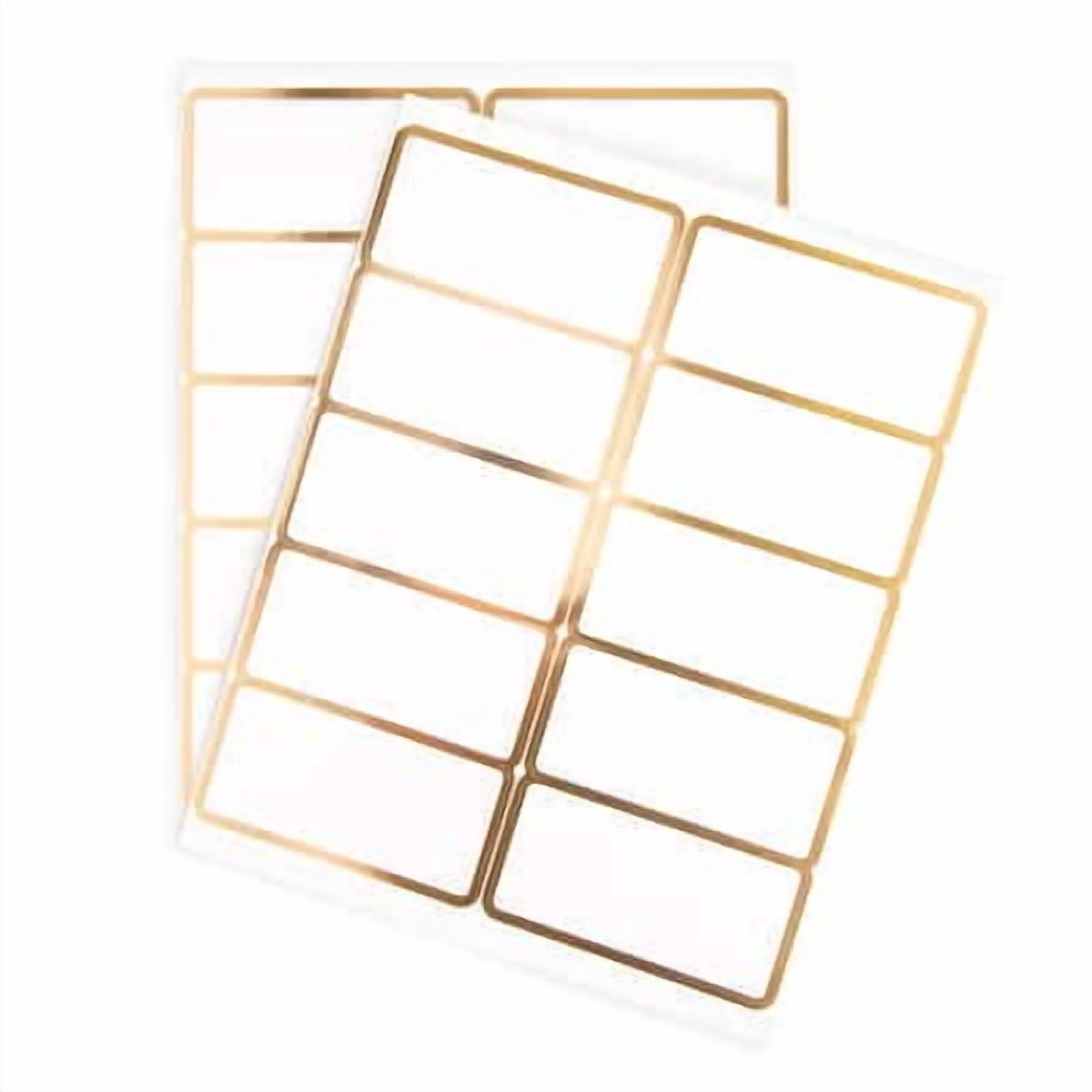 12 Packs: 80 ct. (960 total) Gold Border Printable Shipping Label ...
