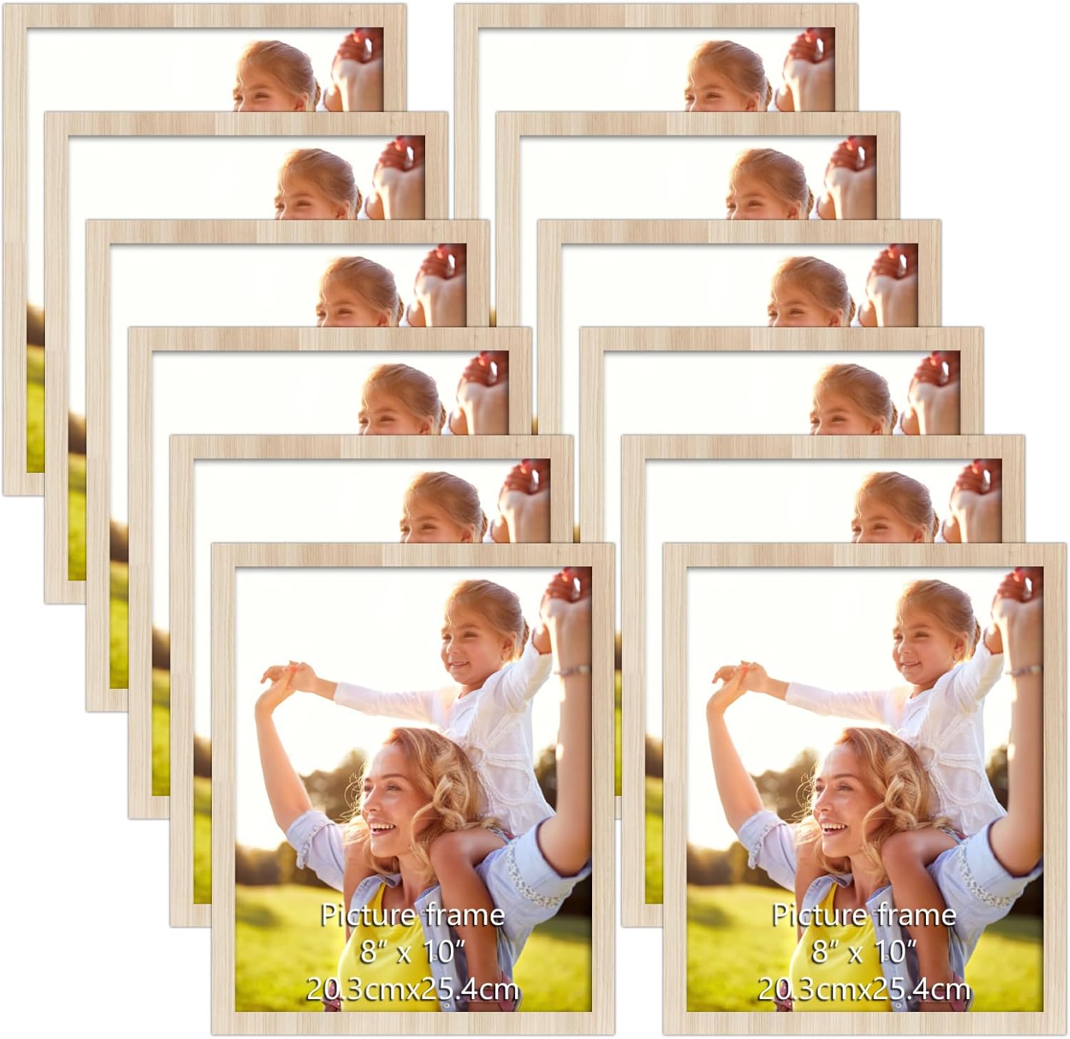 12 Packs 8x10 Magnetic Picture Frames for Refrigerator 12 Packs ...
