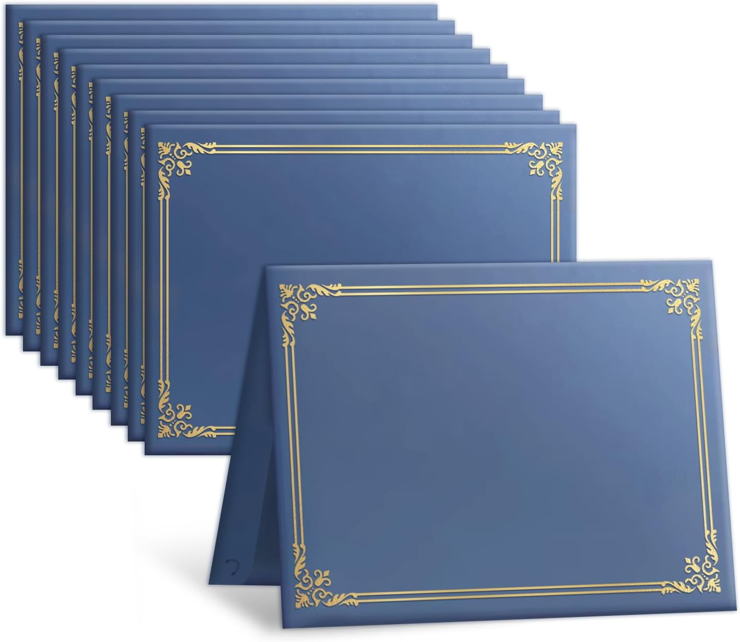 12 Packs Certificate Covers,Navy Blue Cardboard Diploma Cover ...