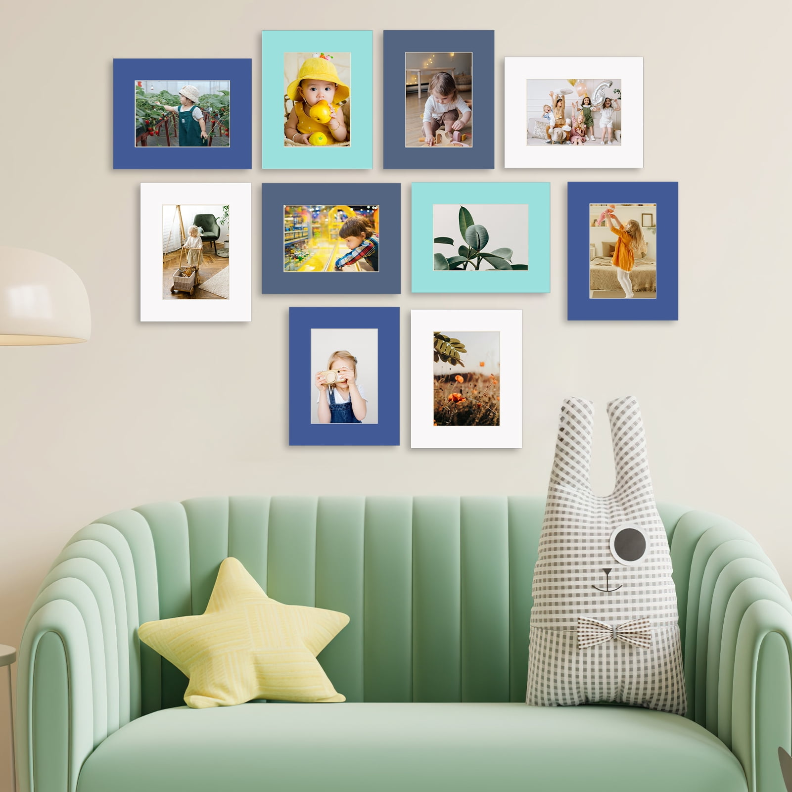 HORLIMER Mixed-Color 8"x10" Framing Matboard 12 Count - Walmart.com