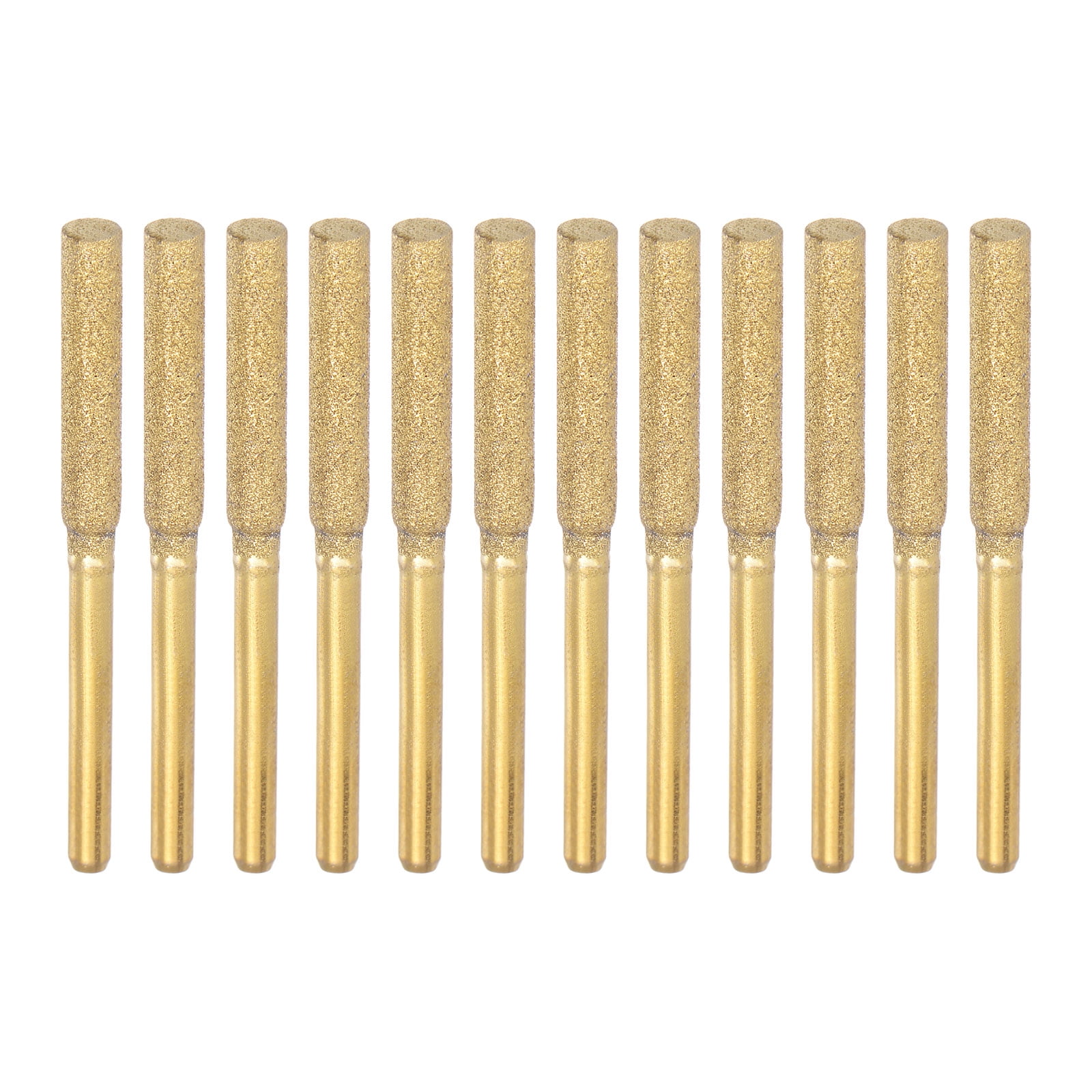 12 Packs Diamond Chainsaw Sharpener Bits 5/32" 4mm Cylinder Head ...