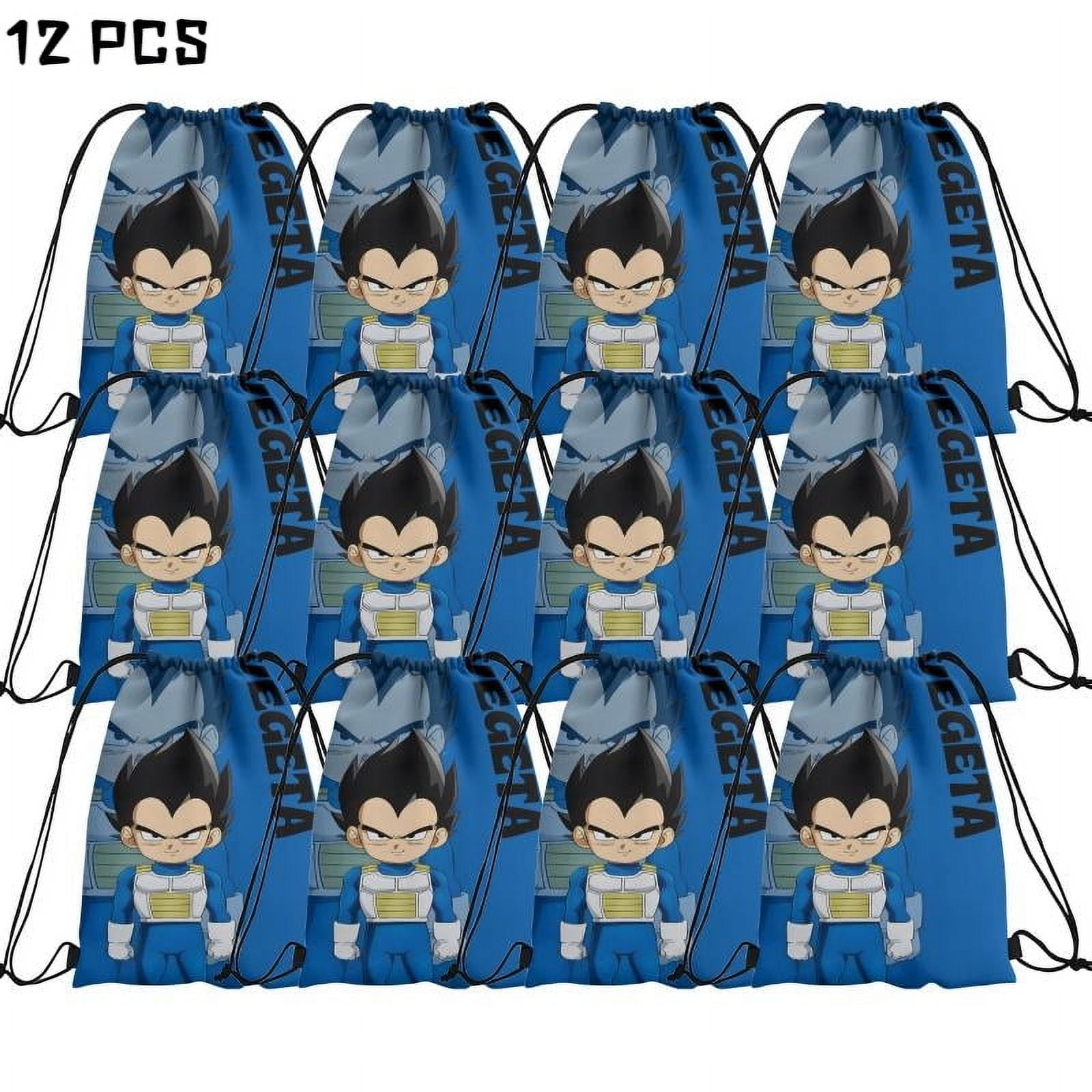 12 Packs Dragon Ball Anime Candy Drawstring Bag Drawstring Goodie Favor ...