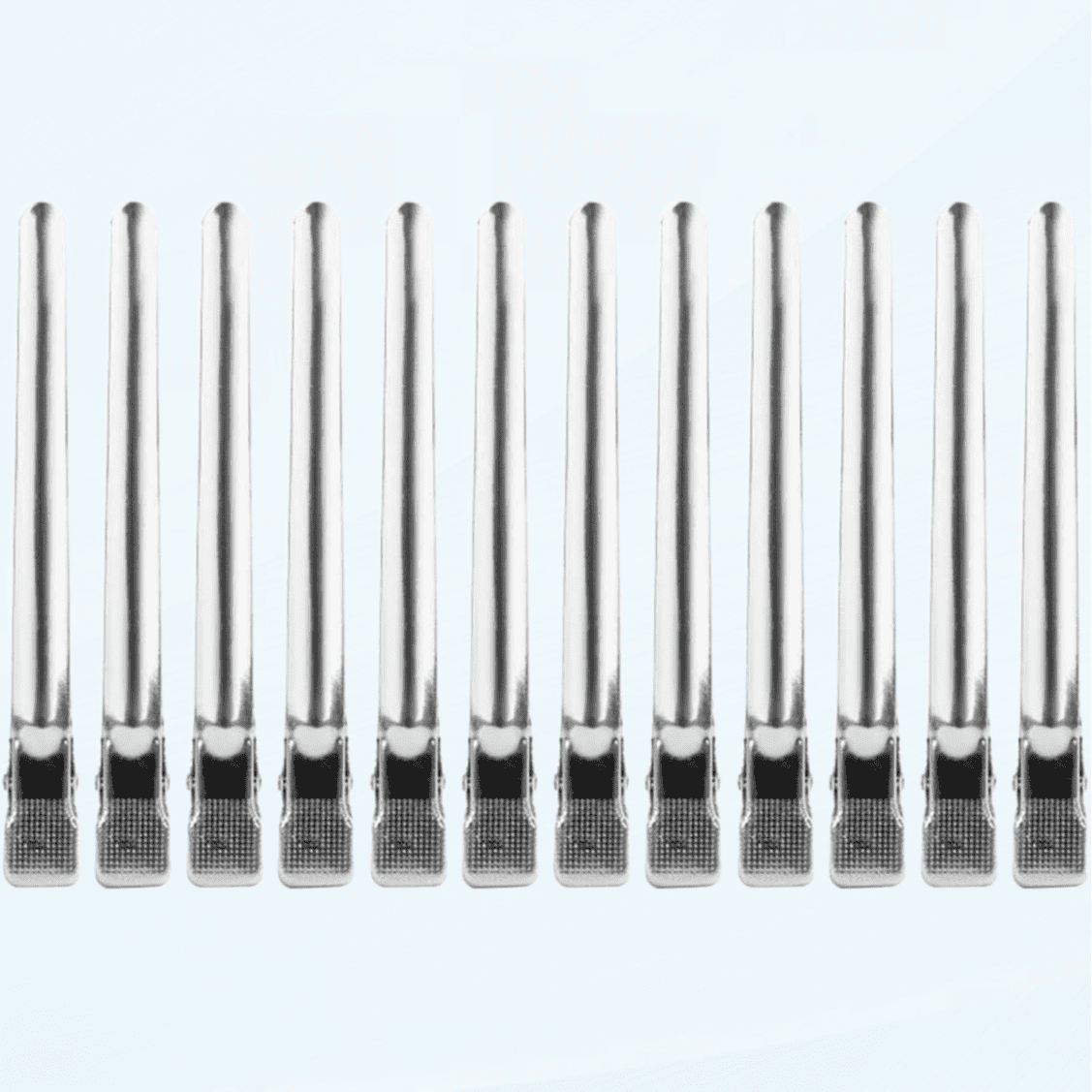 12 Packs Duck Bill Clips 4.15 Inches Rustproof Metal Curl Clips with ...