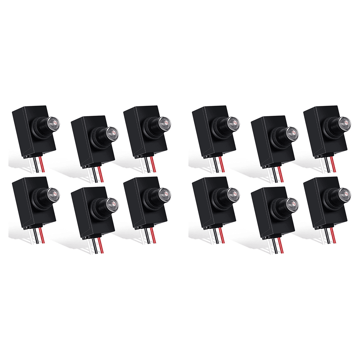 12 Packs Dusk to Dawn Sensor for Outdoor Lighting 120-277V ...
