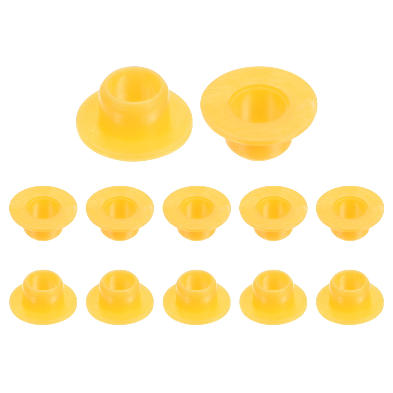 12 Packs Flanged Sleeve Bearings Plastic Bushings 4.2mm Bore x 5.5mm OD ...