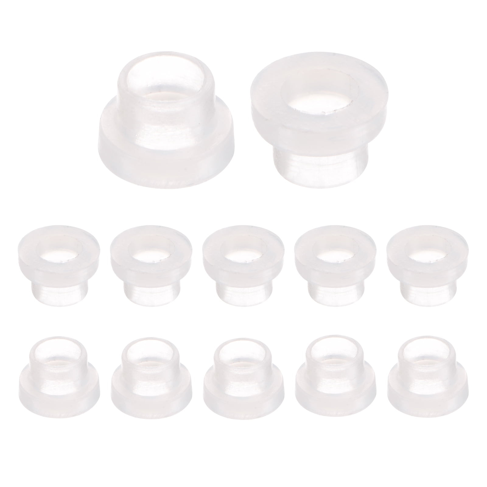 12 Packs Flanged Sleeve Bearings Plastic Bushings 4.5mm Bore x 5.8mm OD ...