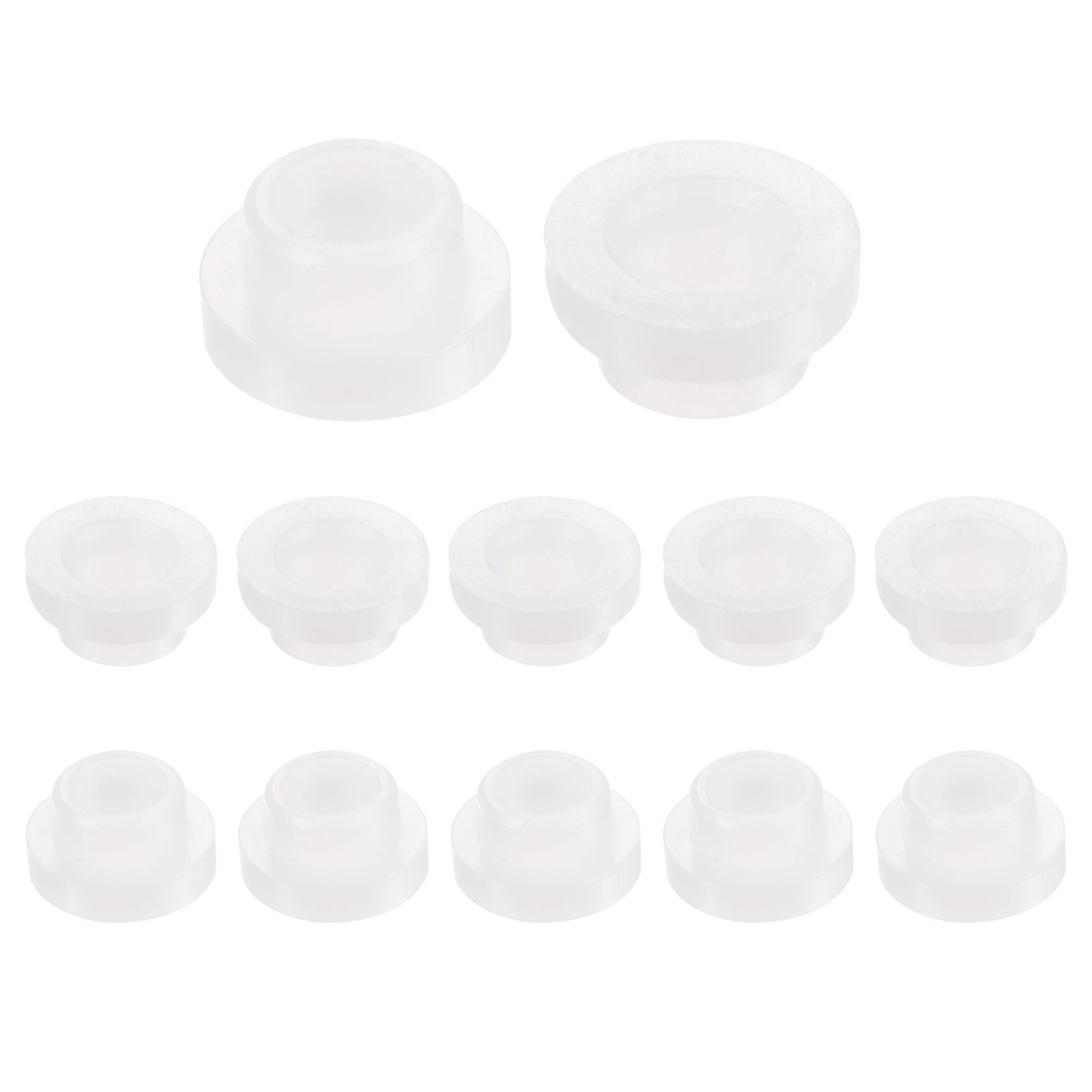 12 Packs Flanged Sleeve Bearings Plastic Bushings 5mm Bore x 7mm OD x 5 ...