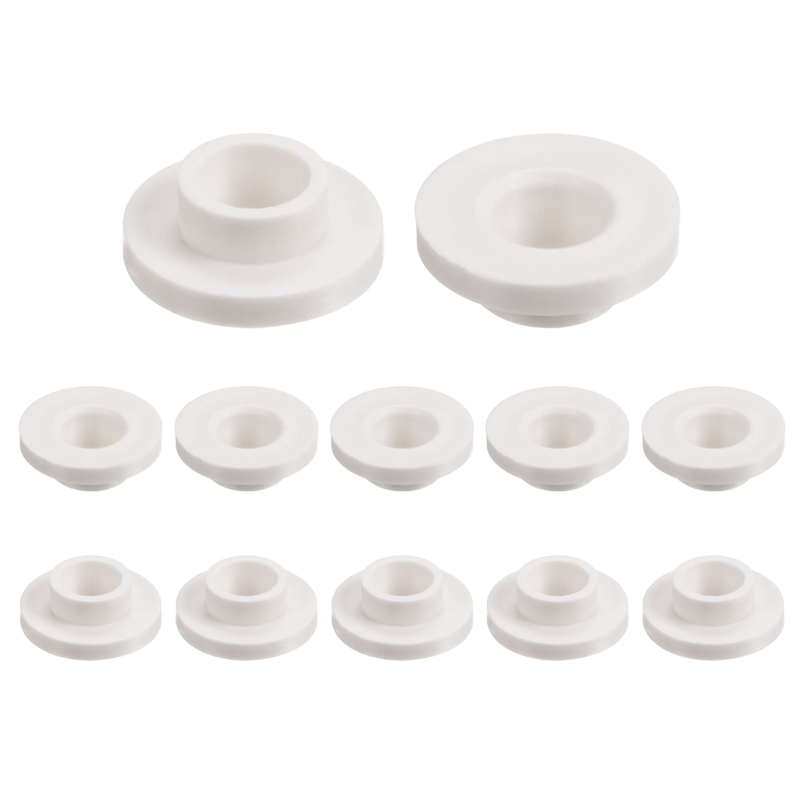 12 Packs Flanged Sleeve Bearings Plastic Bushings 6.1mm Bore x 7.93mm ...