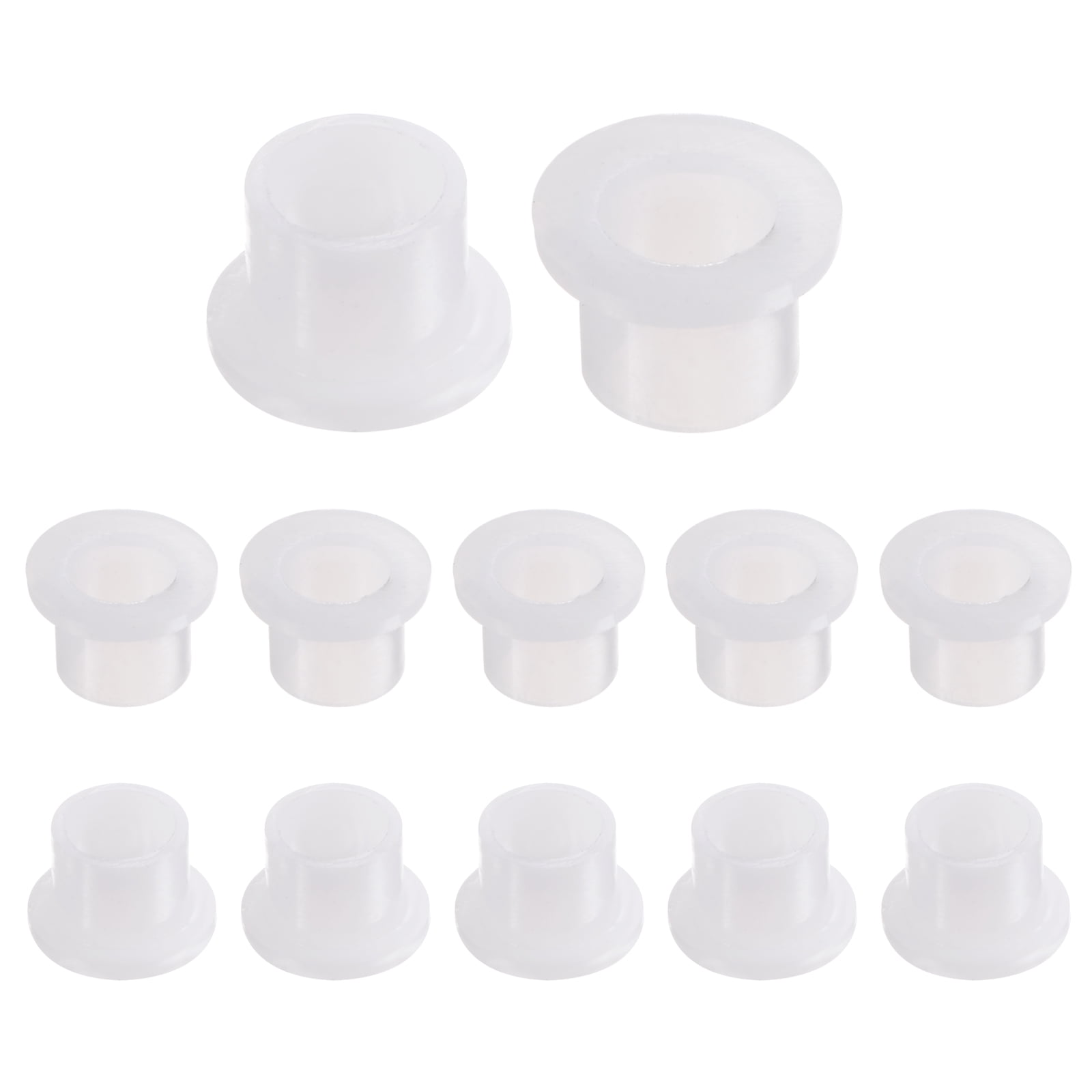 12 Packs Flanged Sleeve Bearings Plastic Bushings 6.29mm Bore x 7.93mm ...