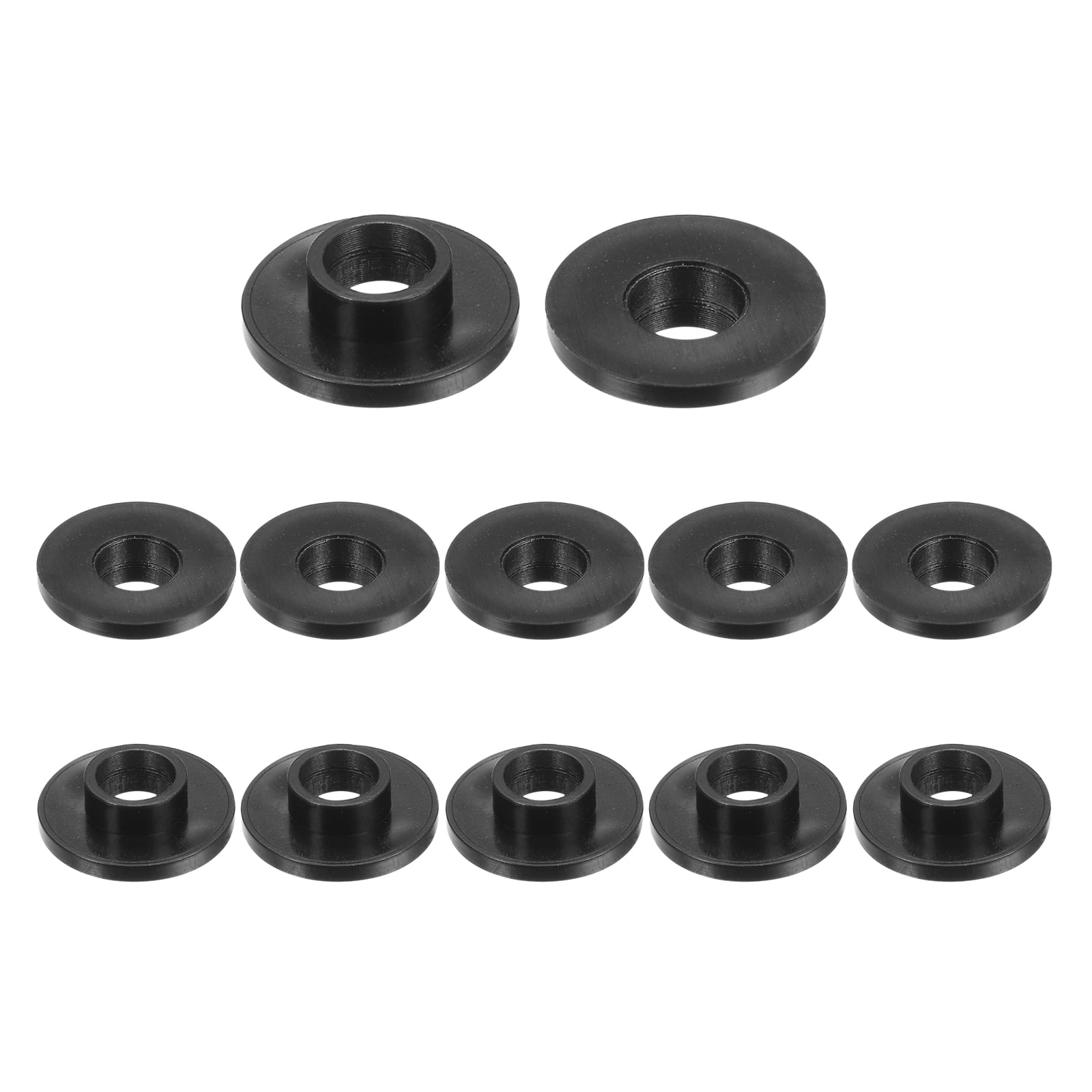 12 Packs Flanged Sleeve Bearings Plastic Bushings 6.3mm Bore x 8mm OD x ...