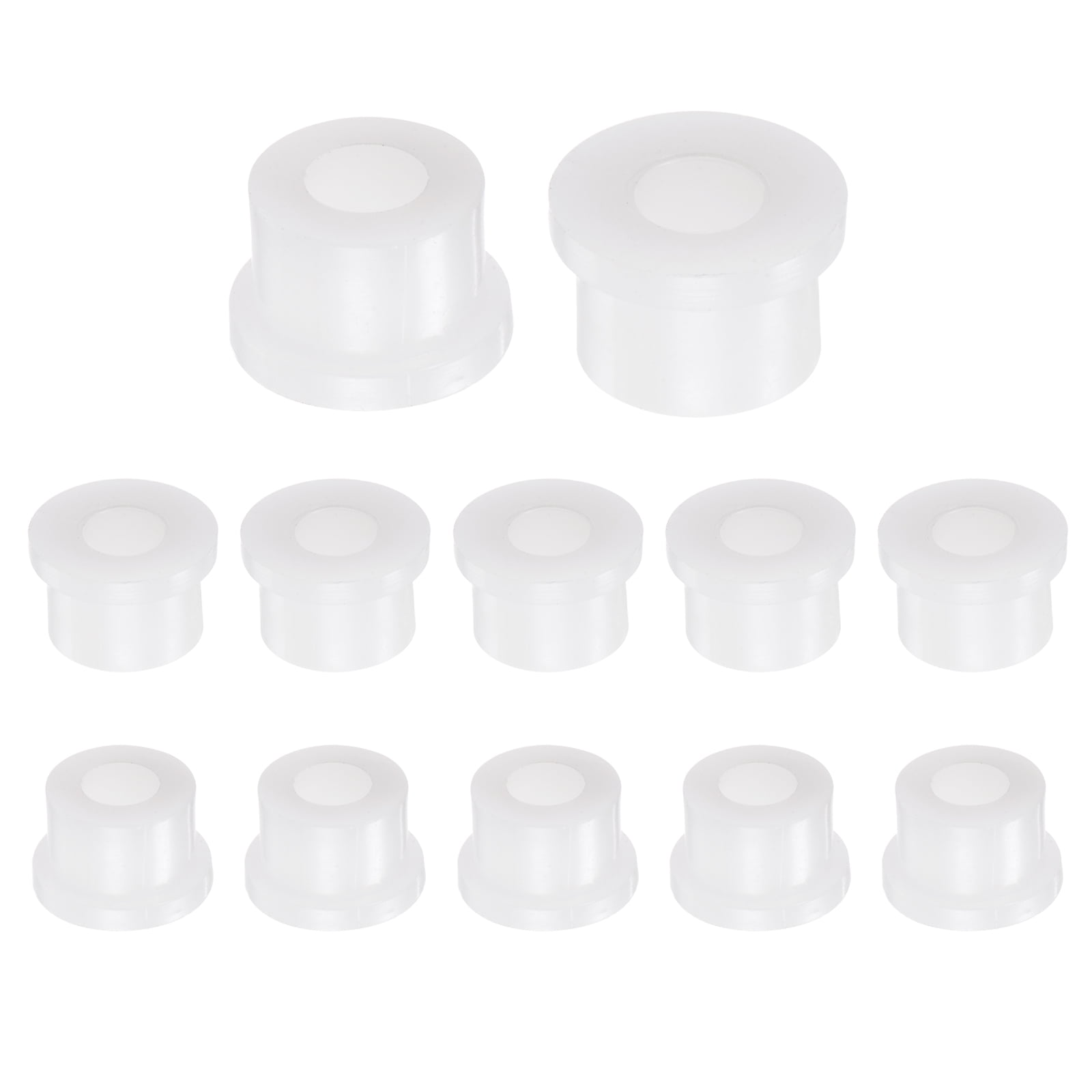 12 Packs Flanged Sleeve Bearings Plastic Bushings 6mm Bore x 11.6mm OD ...
