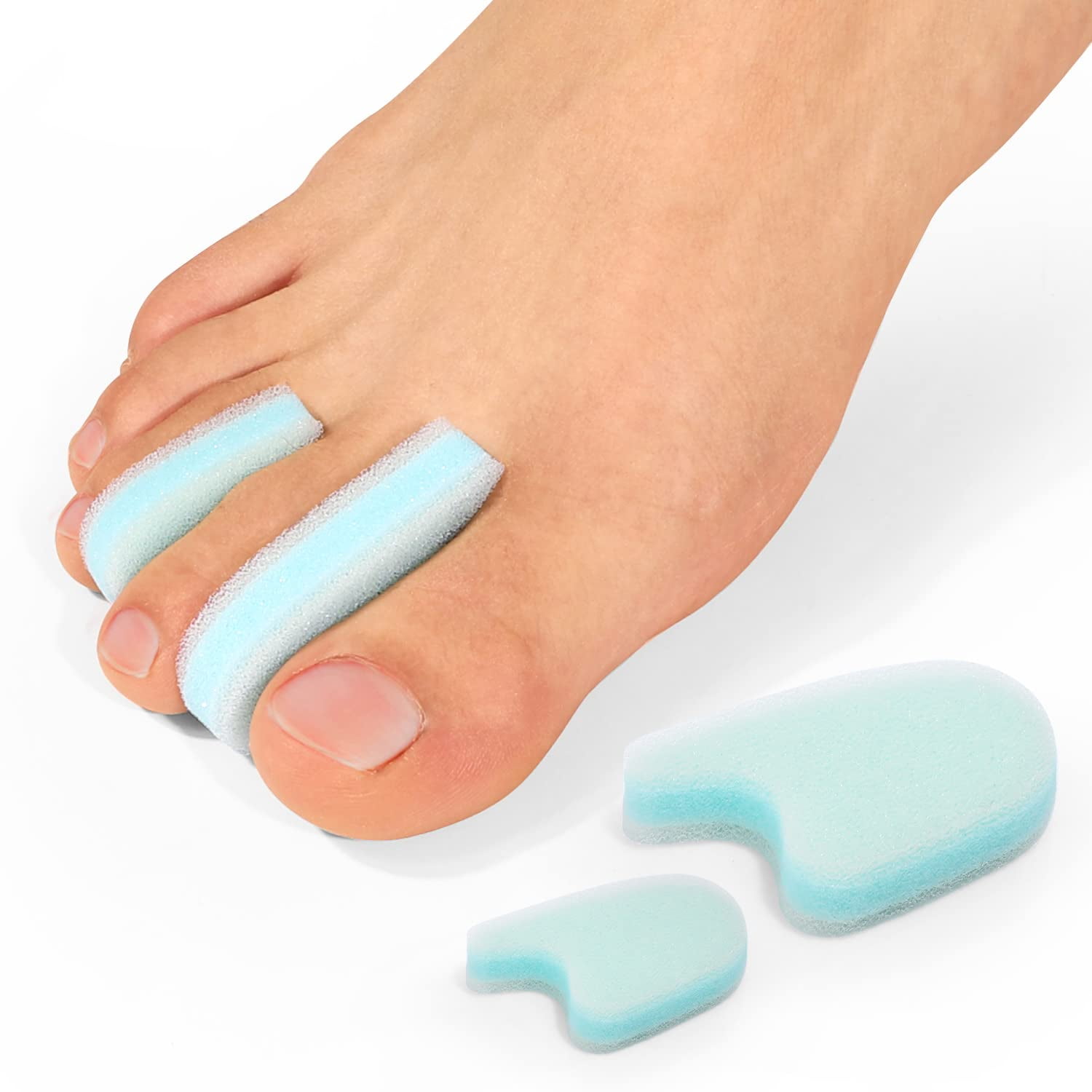 12 Packs Foam Toe Separator，Toe Gasket-Redress Overlapping Toes ...