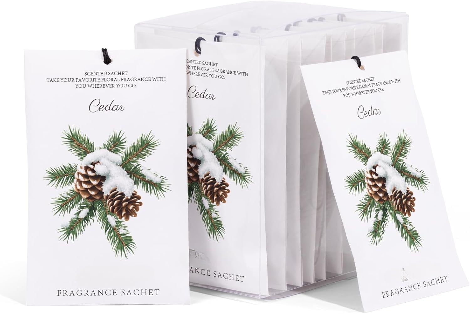 12 Packs Lavender Scented Sachets Air Freshener for Drawer and Closet ...