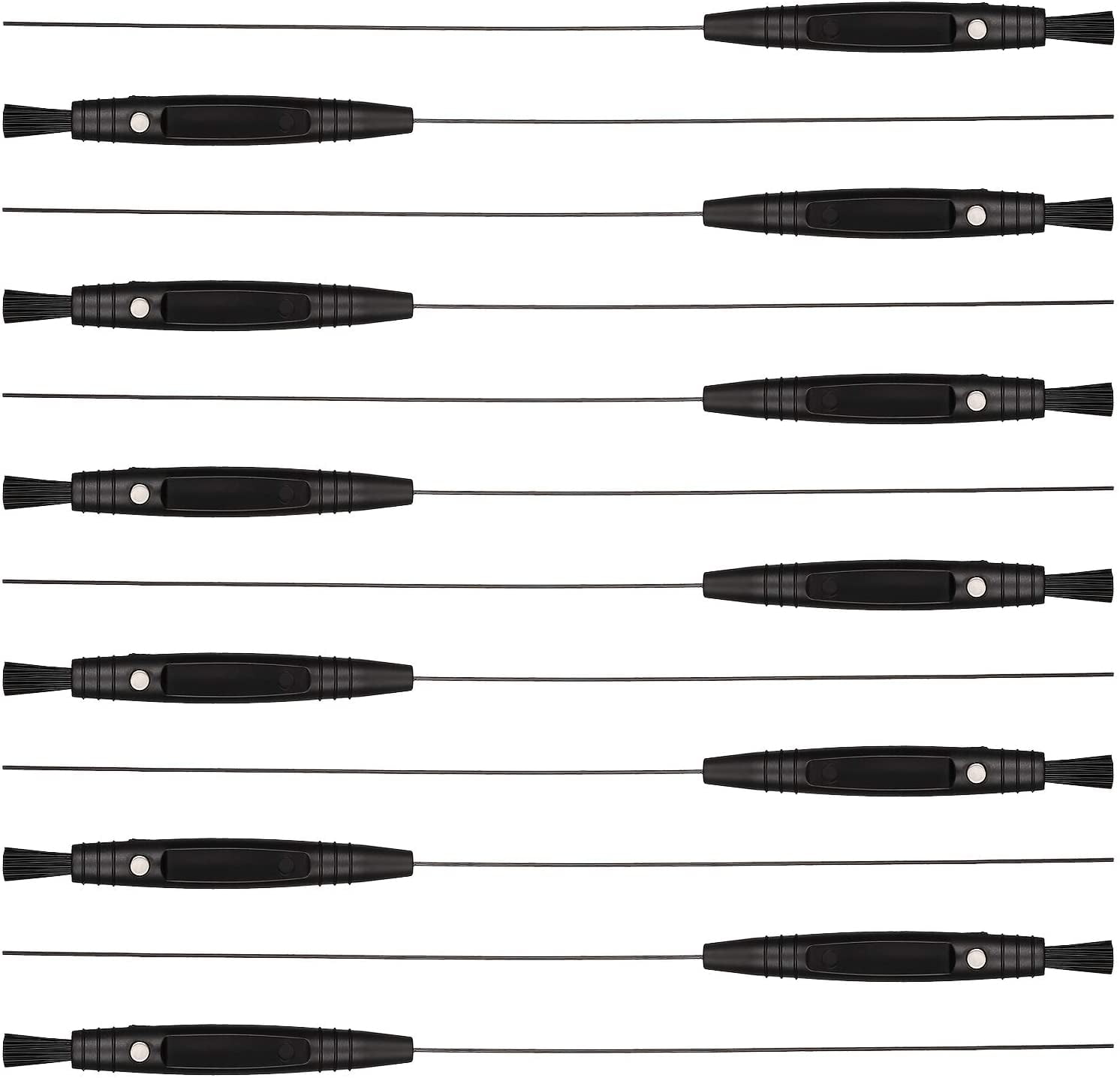 12 Packs Multifunctional Hearing Aid Cleaning Kits with Brush and Wire ...