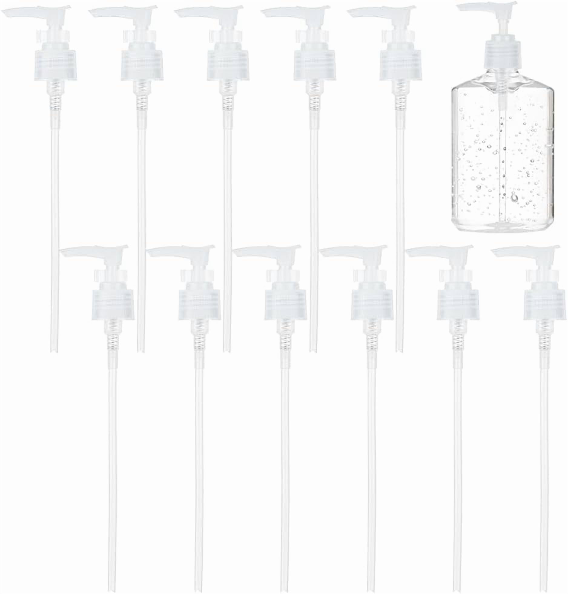 12 Packs Plastic Replacement Pumps 24-410 Thread/Neck Locking Clear ...