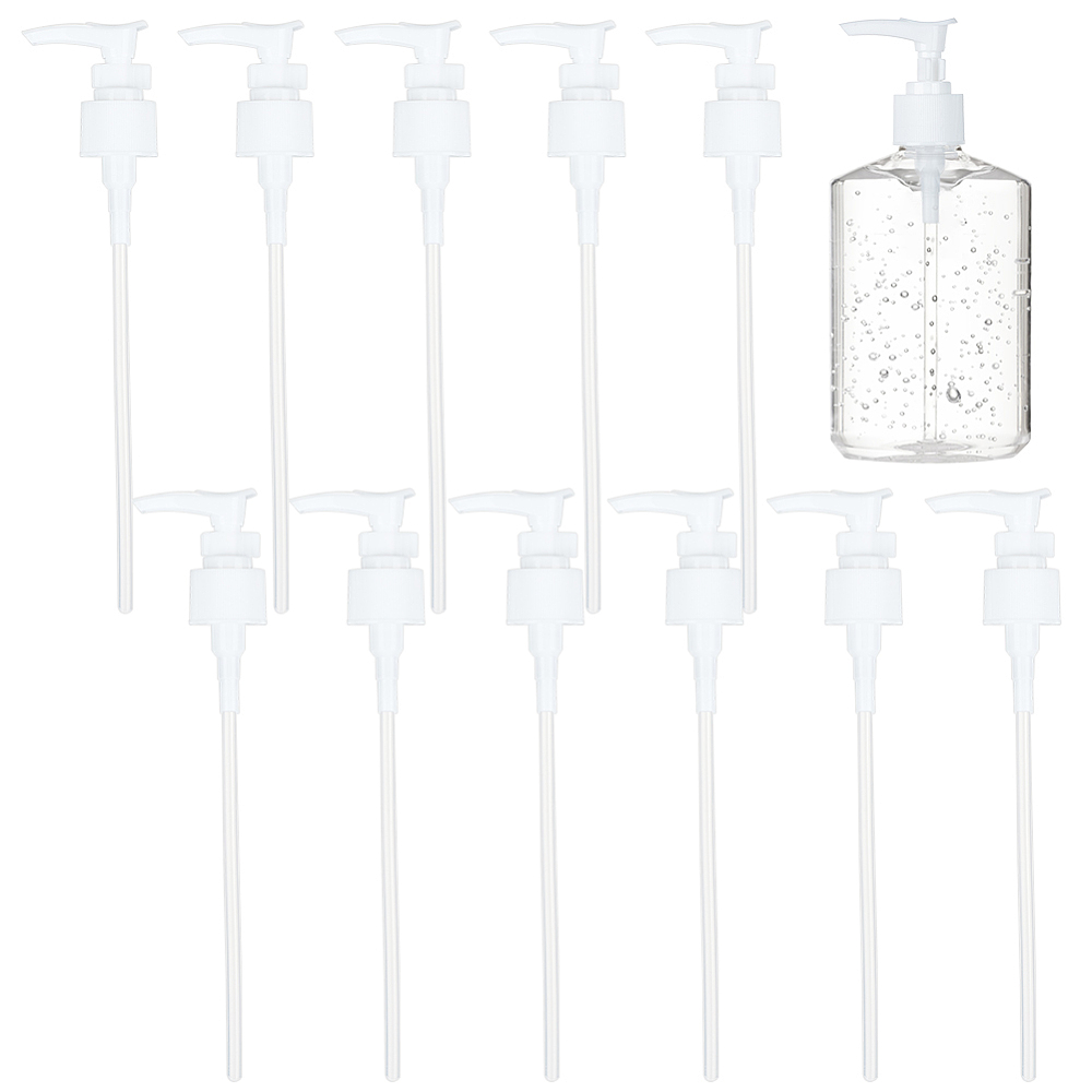 12 Packs Plastic Replacement Pumps 24-410 Thread/Neck Locking White ...