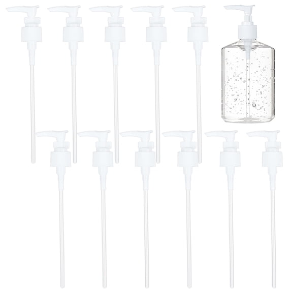 12 Packs Plastic Replacement Pumps 24-410 Thread/Neck Locking White ...