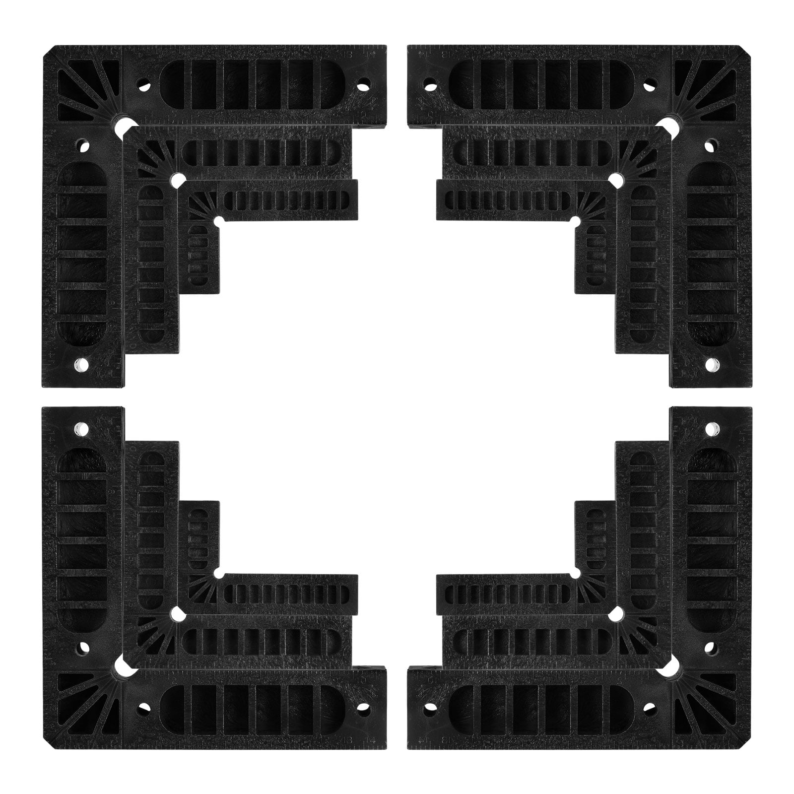 12 Packs Positioning Squares Set Right Angle Clamps 3/4/6 Inch (80/100 ...