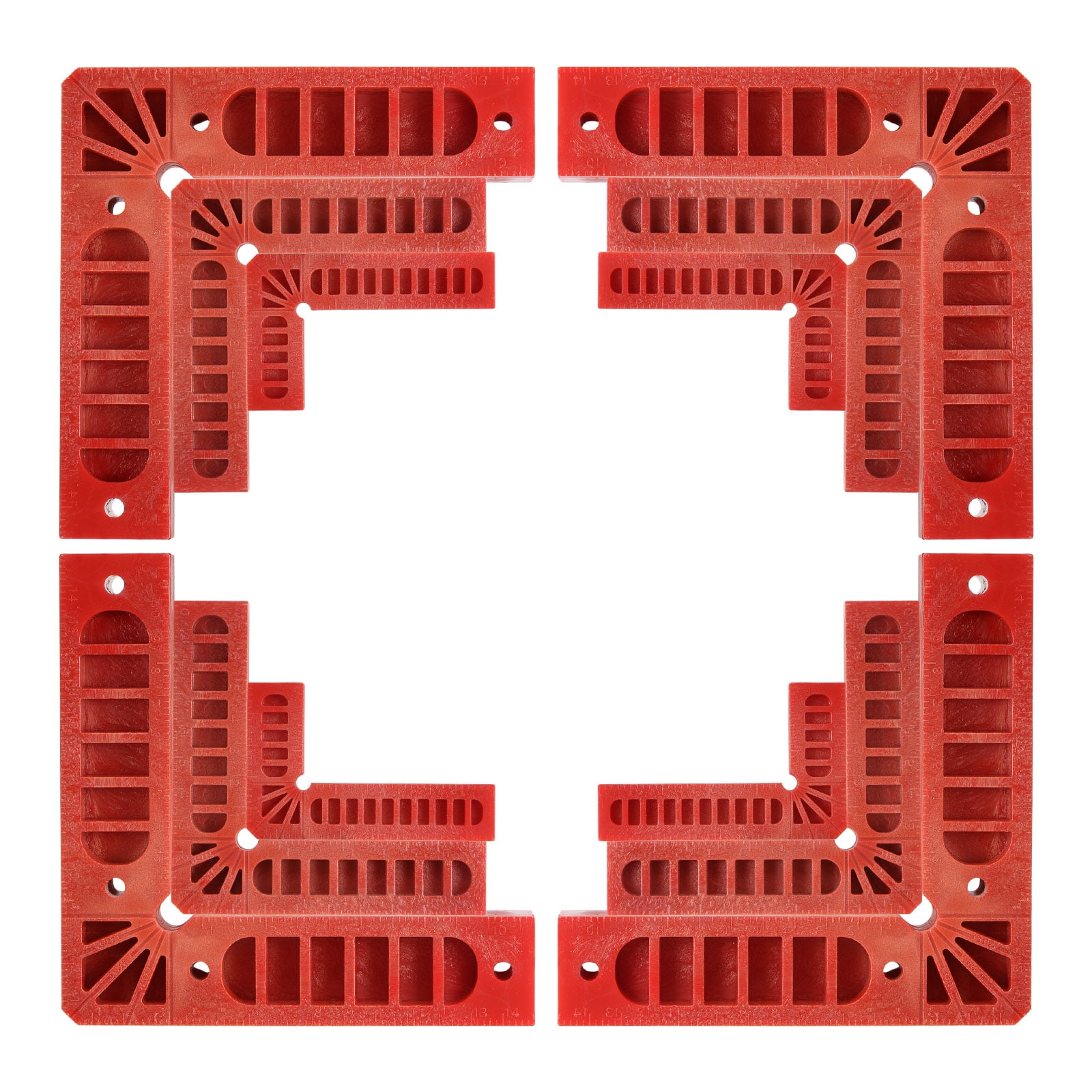 12 Packs Positioning Squares Set Right Angle Clamps 3/4/6 Inch (80/100 ...