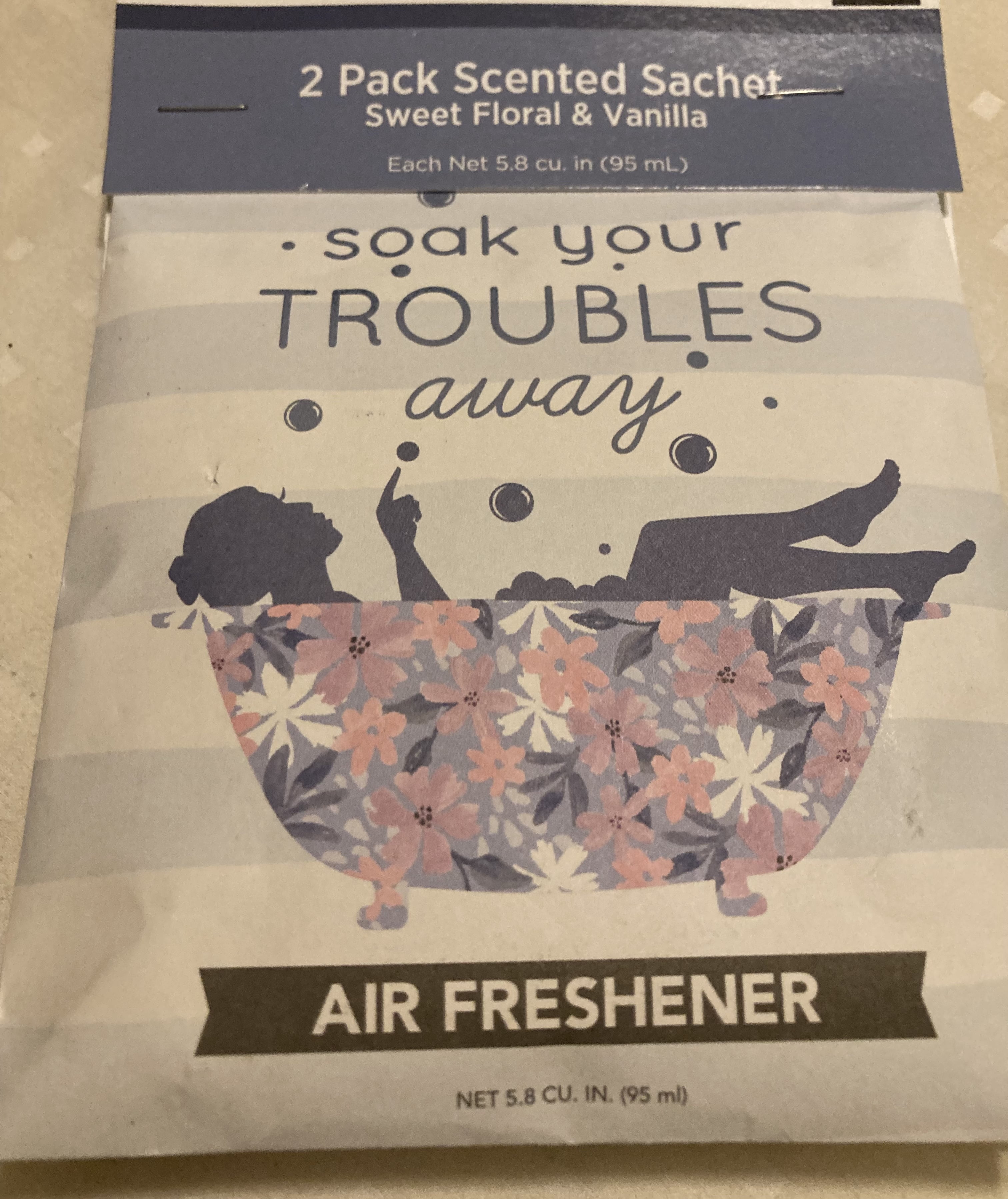 12 Packs Scented Sachets Air Fresheners Sweet Floral & Vanilla ...