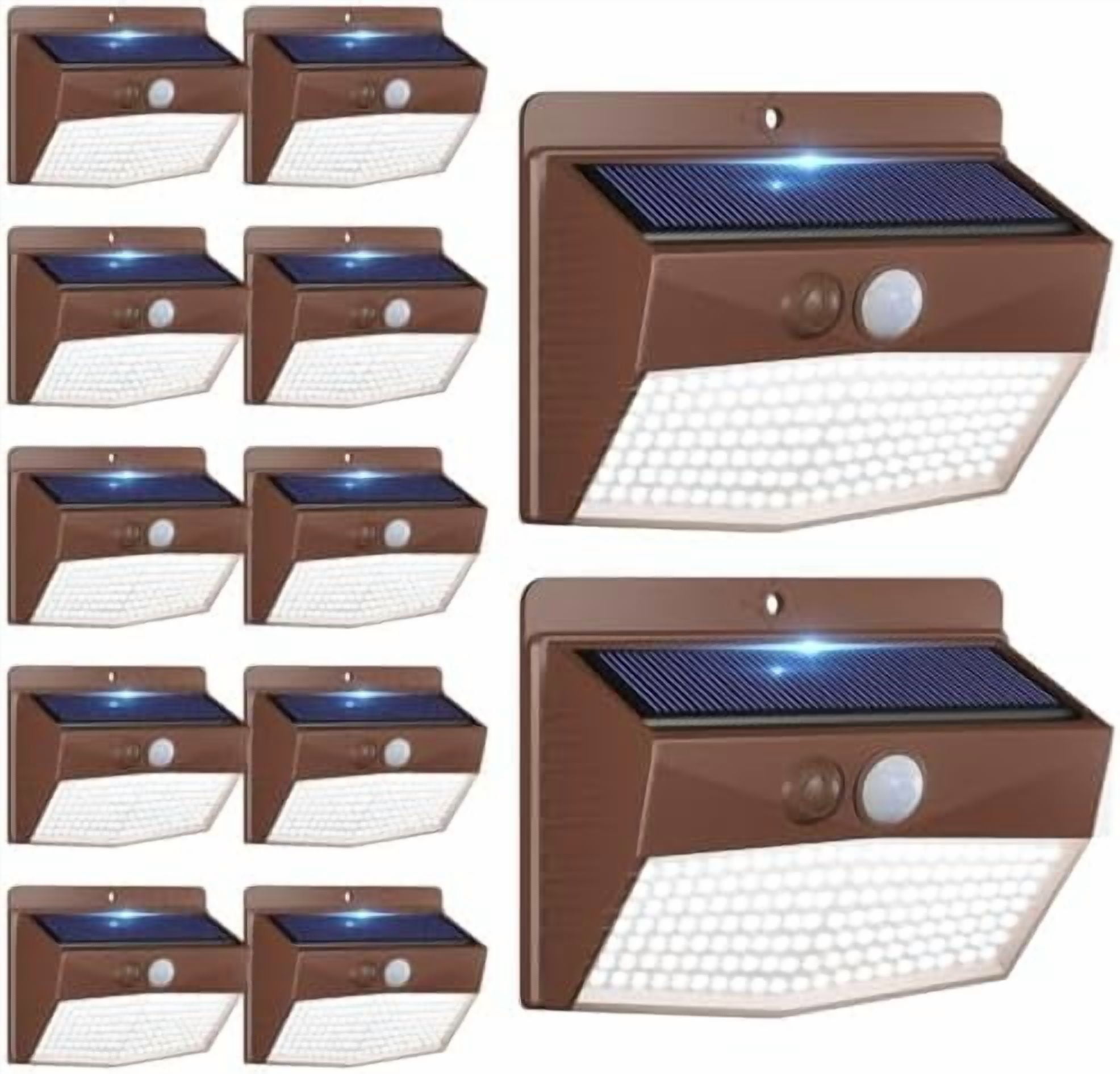 [12 Packs] Solar Outdoor Lights Motion Sensor Solar Security Lights ...