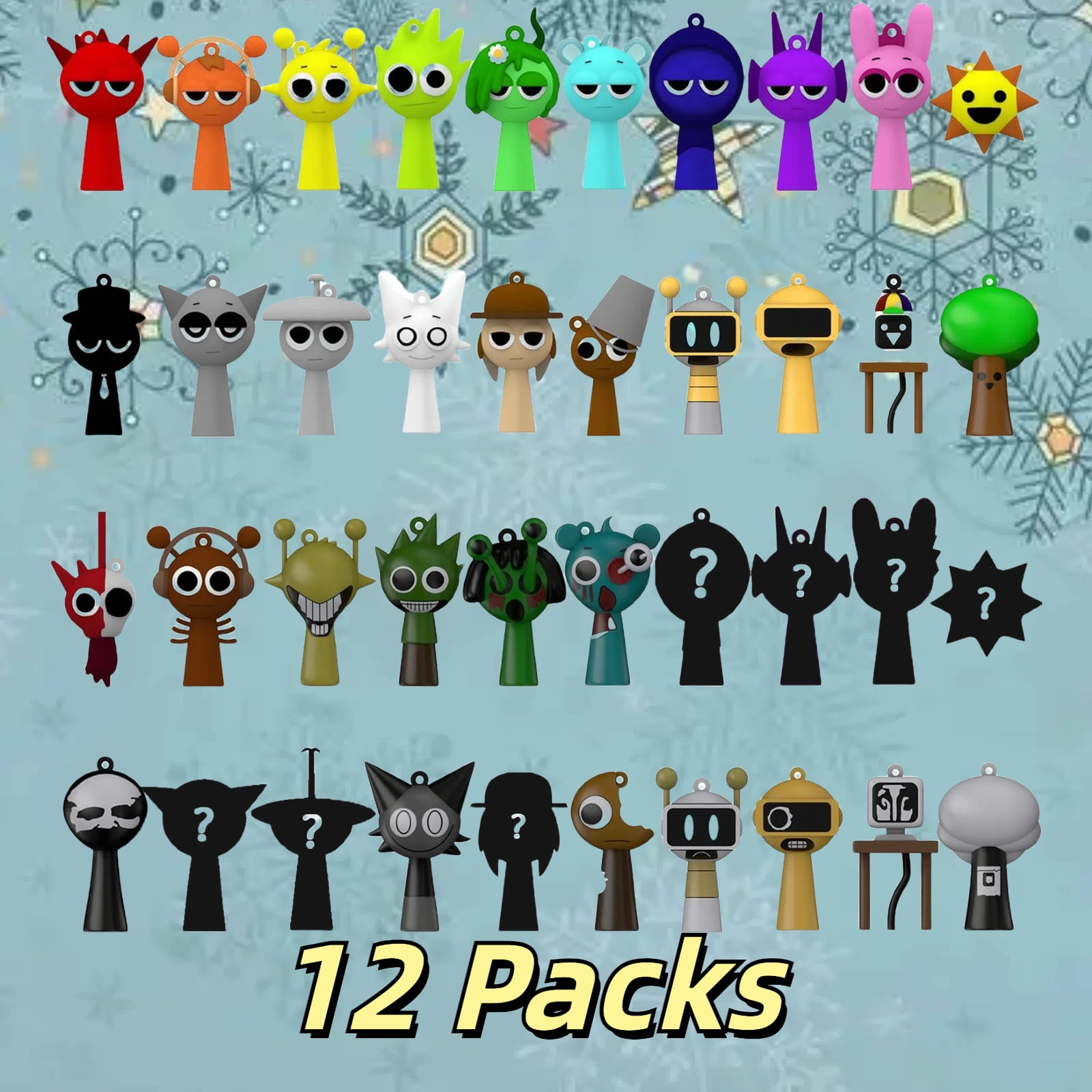 12 Packs Sprunki Incredibox Blind Box: A Thrilling Surprise for Game ...