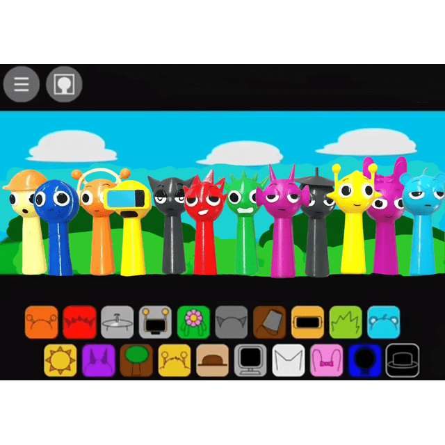 12 Packs Sprunki Toys Blind Box Surprise: Collectible Game Characters ...