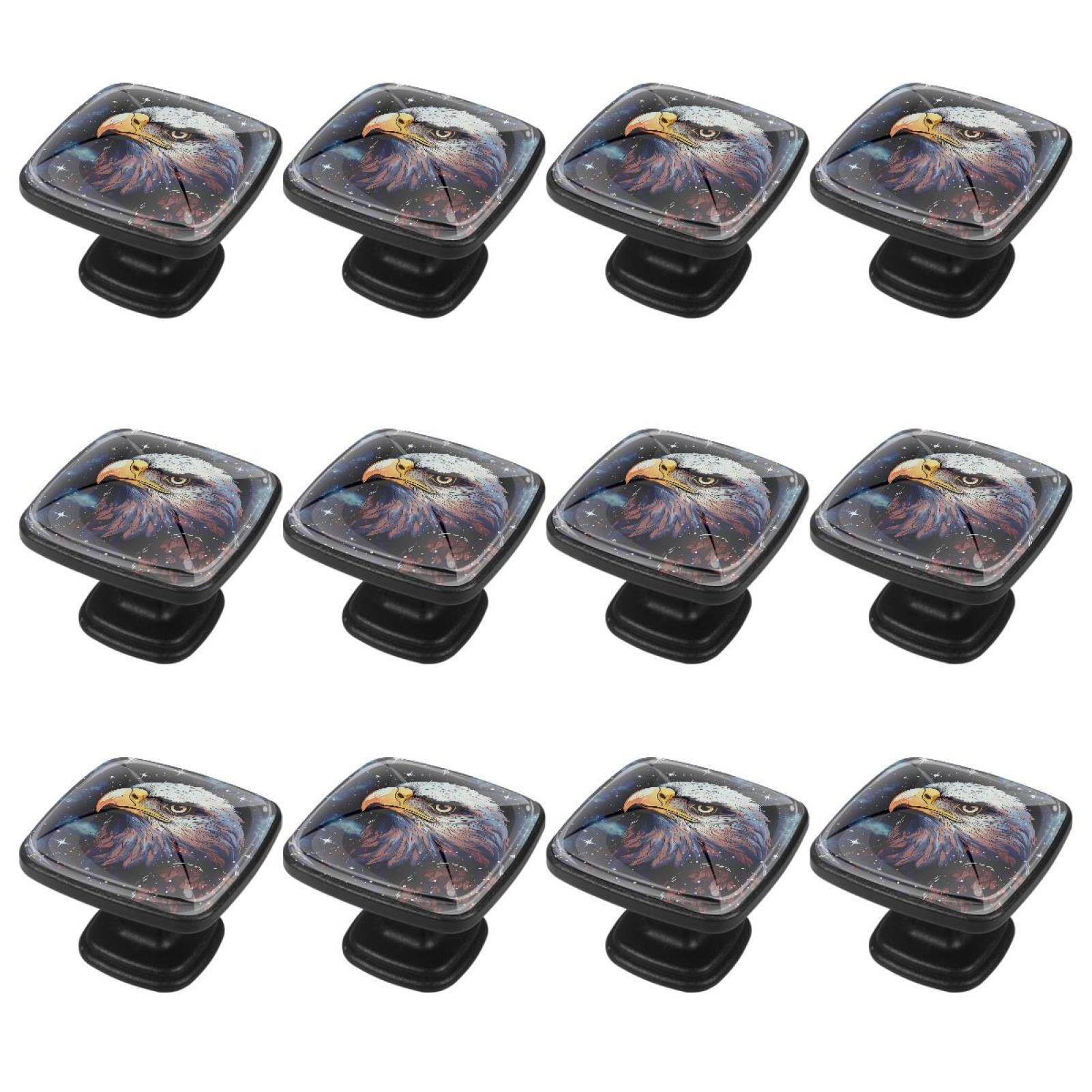 12 Packs Starry Eagle Cabinet Knobs- Pull Hardware Handle, Square Drawer knobs for Kitchen ...
