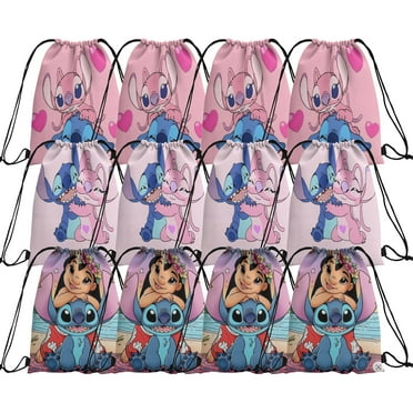 36 Pieces Stitch Candy Drawstring Bag Drawstring Goodie Favor Bags for ...