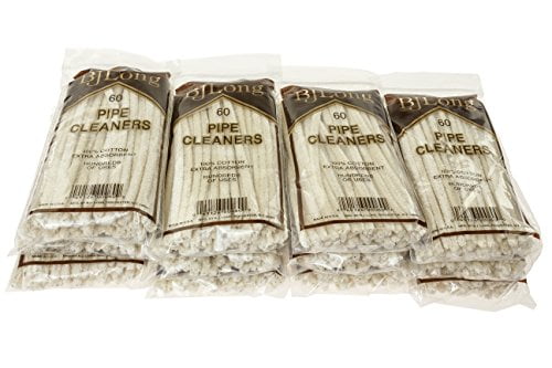 12 Packs of 60 BJ Long 6.5" Long Extra Absorbent Jumbo Pipe Cleaners ...