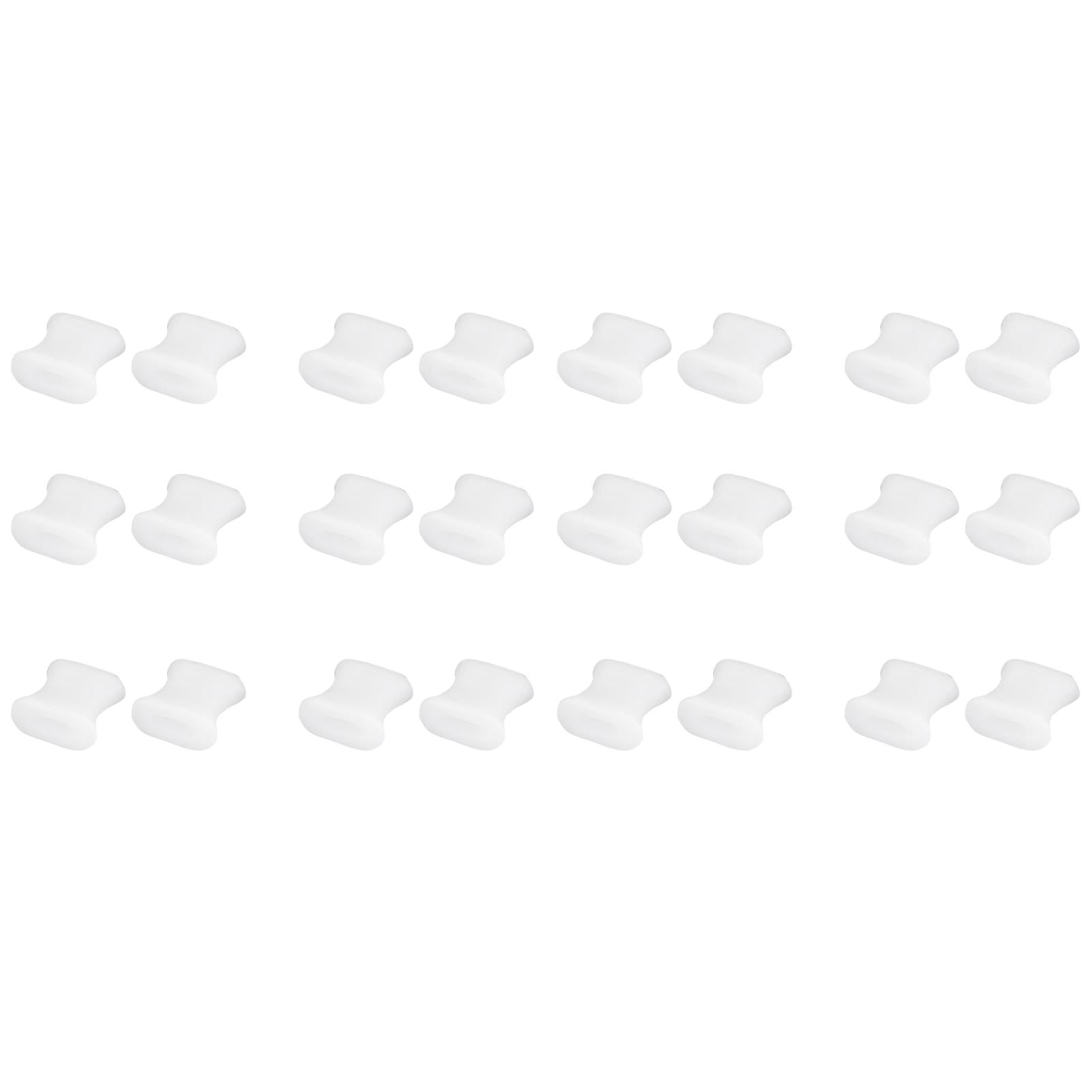 12 Pair Gel Toe Separators Soft Toe Spacers Overlapping Toes Pads Gel ...