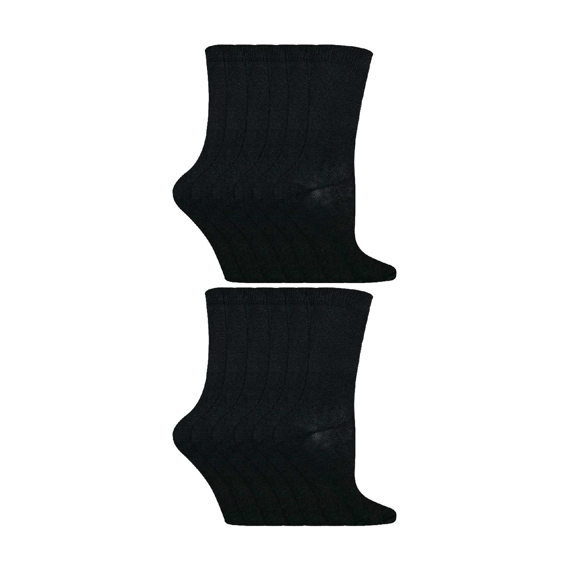 12 Pair Multipack Kids Bamboo Socks | Sock Snob | Childrens Plain Socks ...