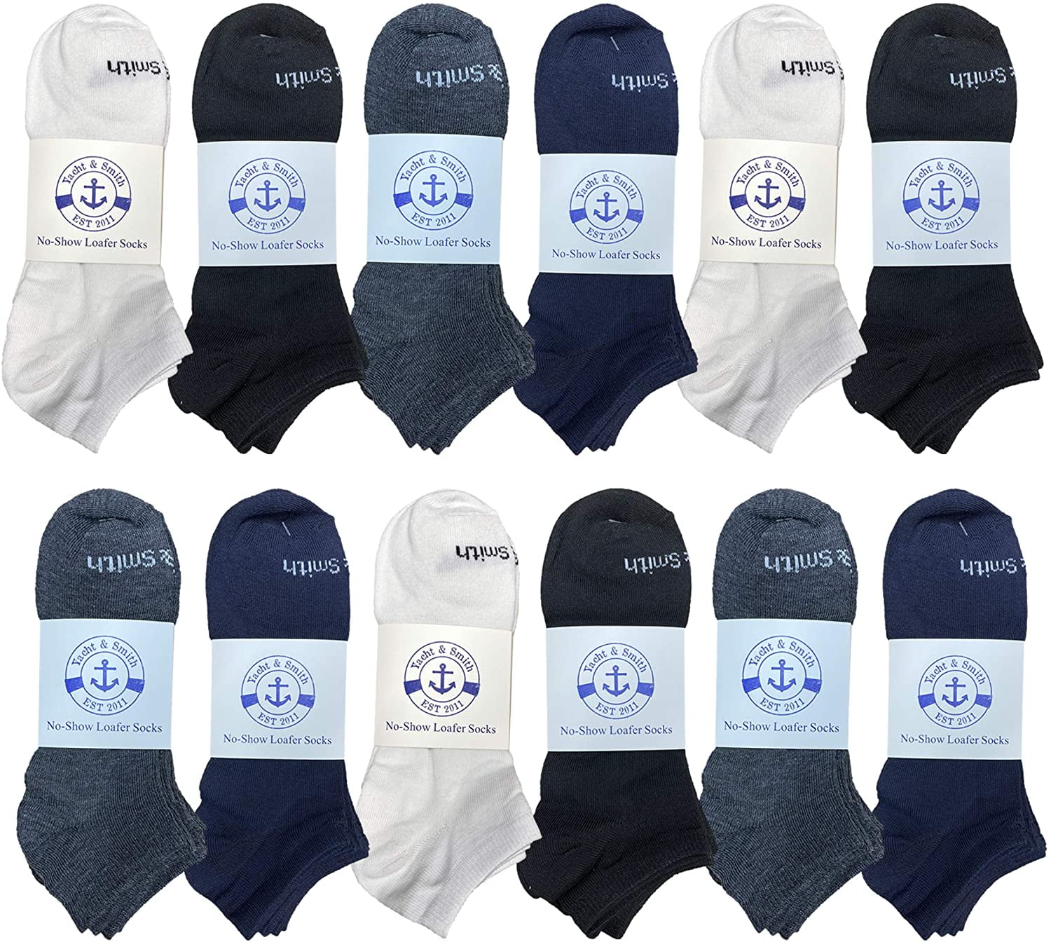12 Pair Of BILLIONHATS Boys and Girls Low Cut Ankle Socks, Thin ...