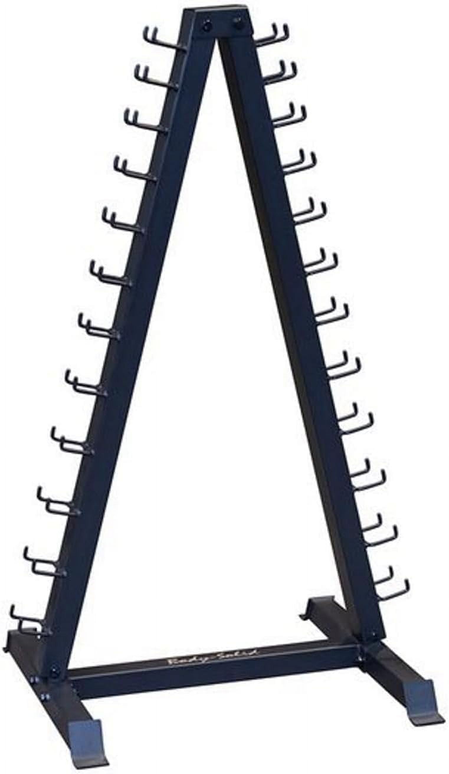 12-Pair Vertical Aerobic Dumbbell Rack for Neoprene Dumbbells and Vinyl ...