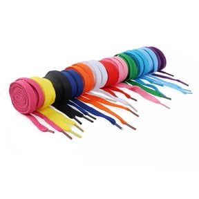 30 Pairs Bulk Cotton Shoelaces, Multi-color, For Sneakers & Athletic ...