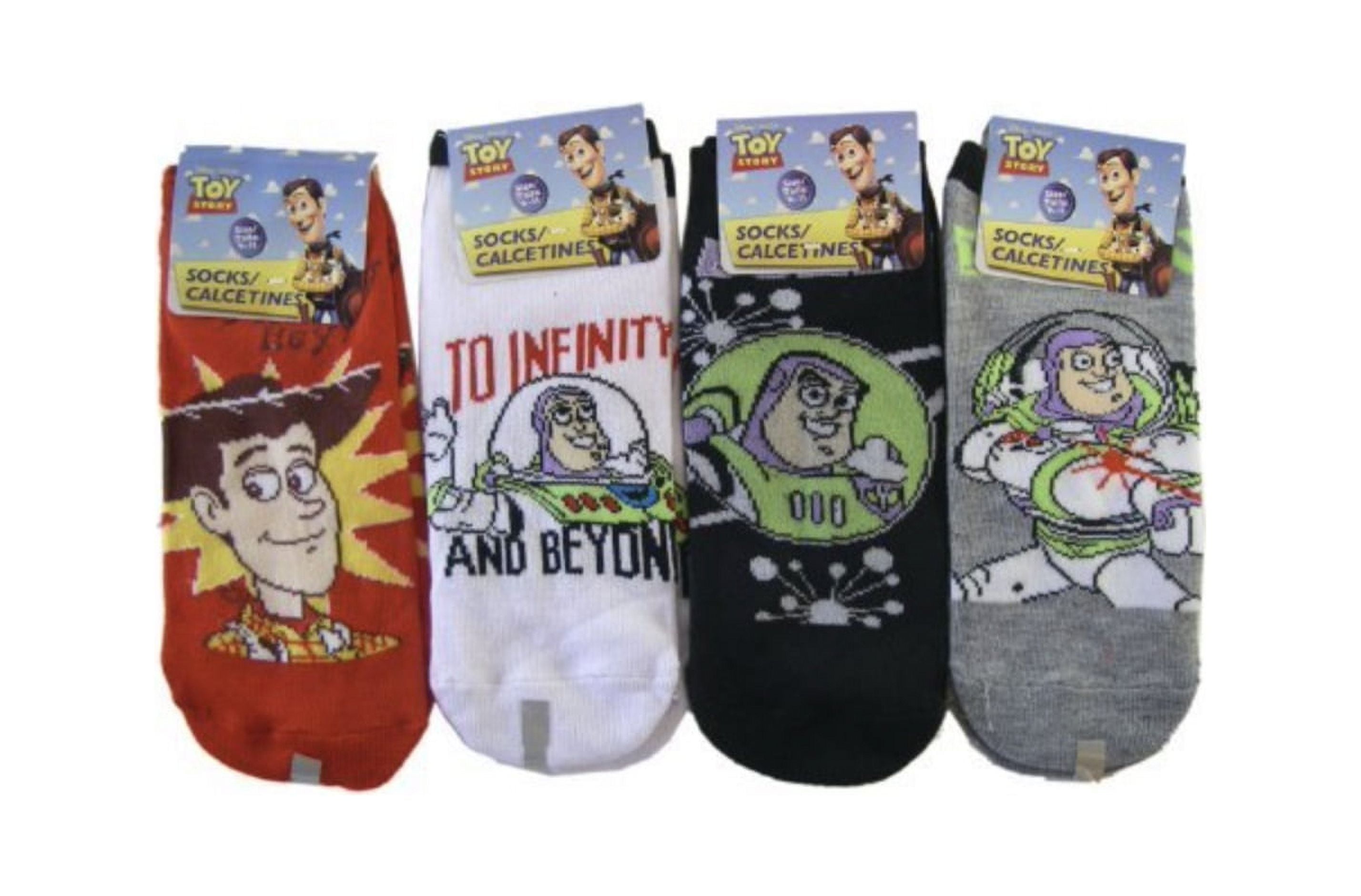 12 Pairs Disney Toy Story Socks (Size 4-6) - Buzz Woody Kids socks ...