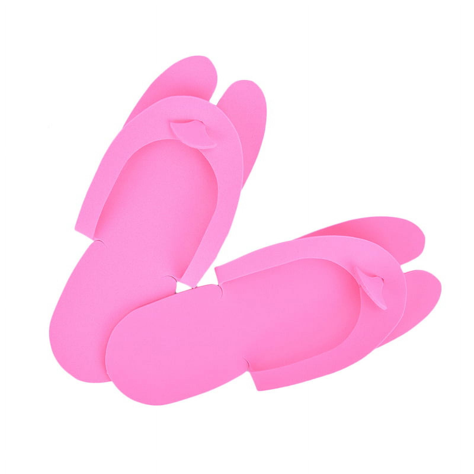 12 Pairs Disposable Foam Slippers Salon Spa Pedicure Sandals Foam ...