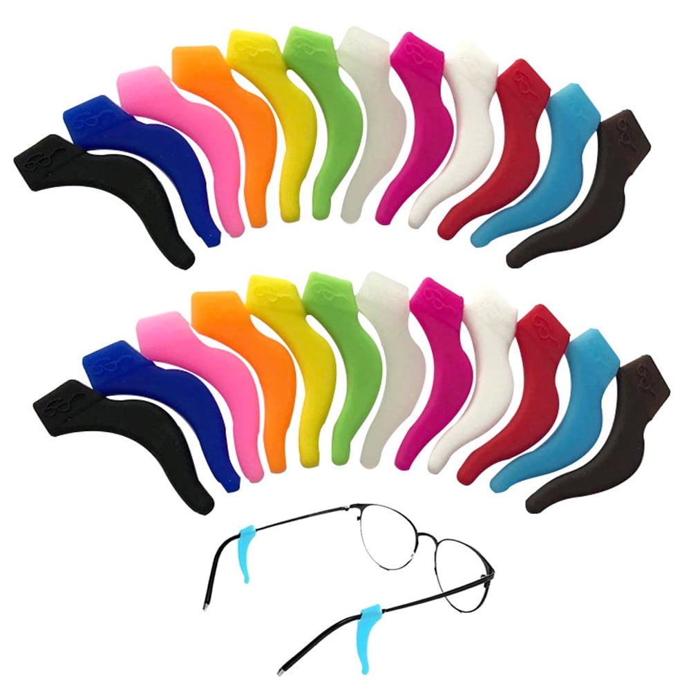 12 Pairs Eyewear Retainers Comfortable Silicone Eyeglass Strap Holder ...