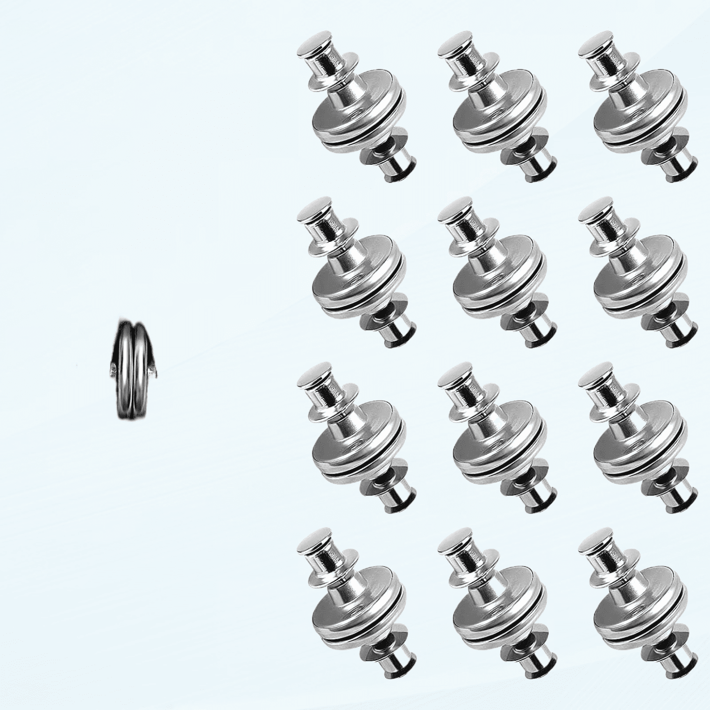 12 Pairs Magnetic Curtain Clips,Curtain Magnets Closure,Prevent Lights ...