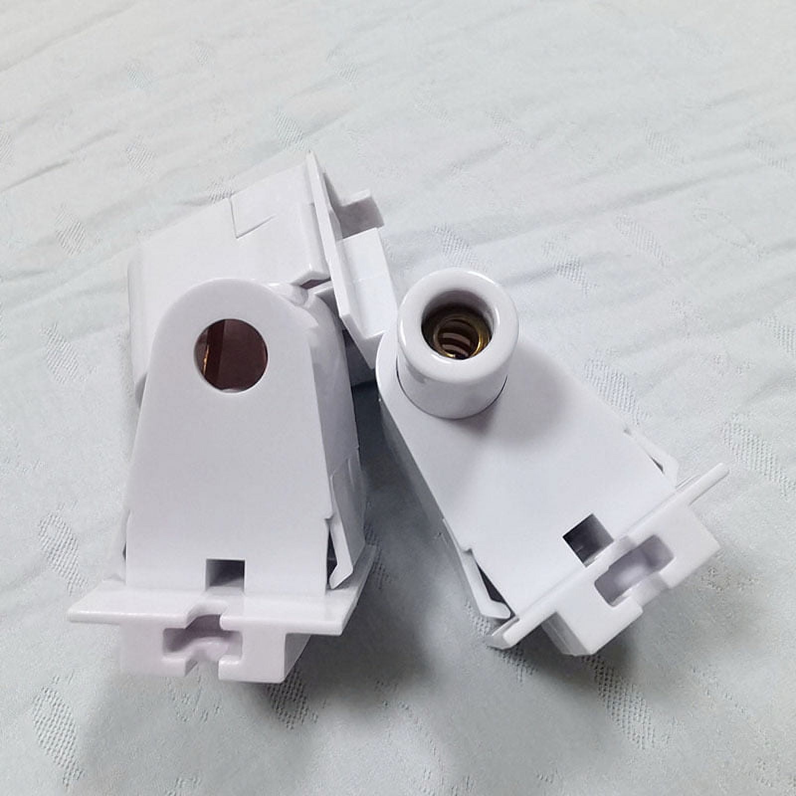 (12-Pairs) Single Pin FA8 Tombstone - Non-Shunted T8/T10/T12 LED Socket ...