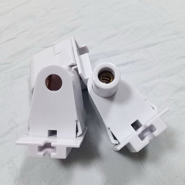 (12-Pairs) Single Pin FA8 Tombstone - Non-Shunted T8/T10/T12 LED Socket ...