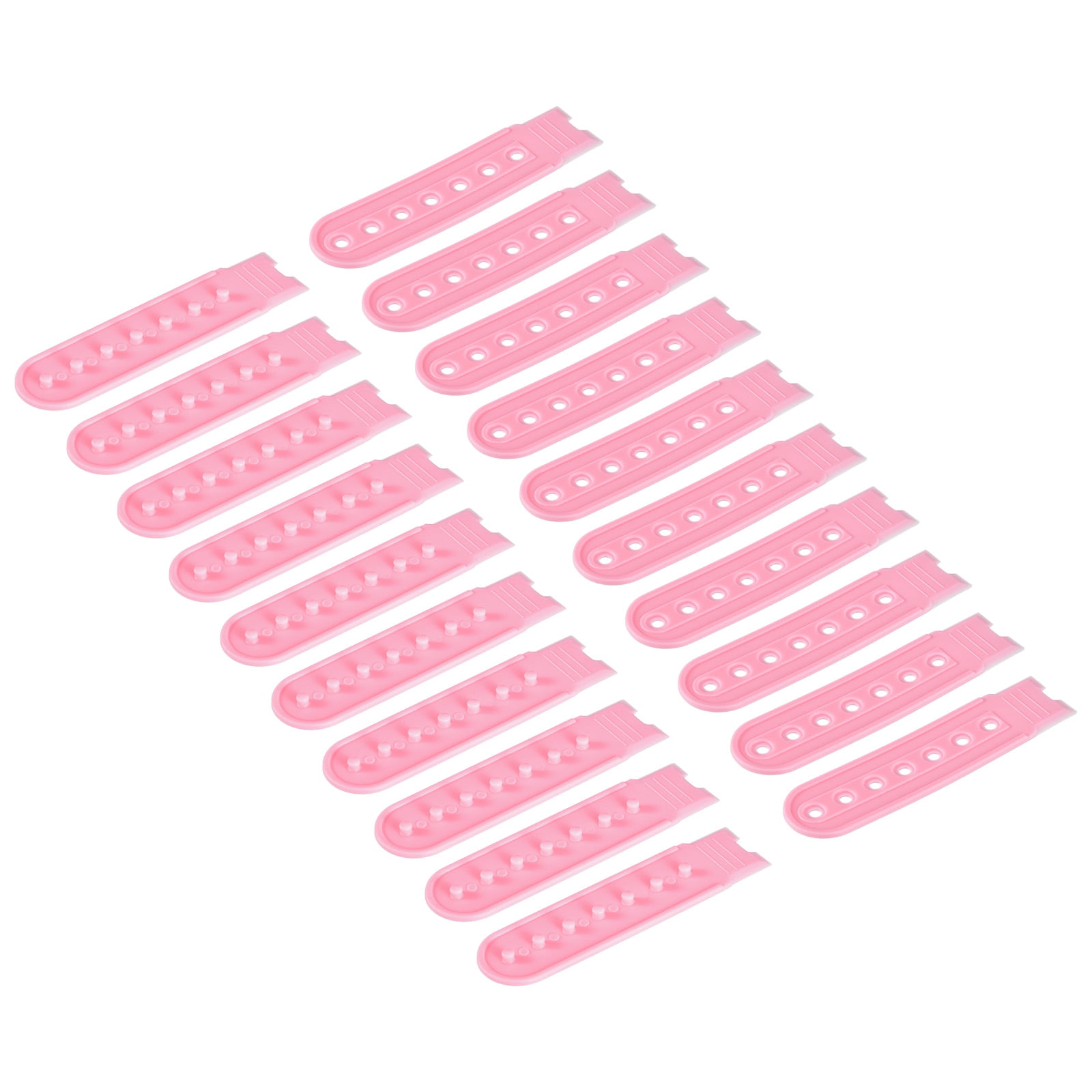 12 Pairs Snapback Strap Cover, 7 Holes Plastic Adjustable Hat Snap ...