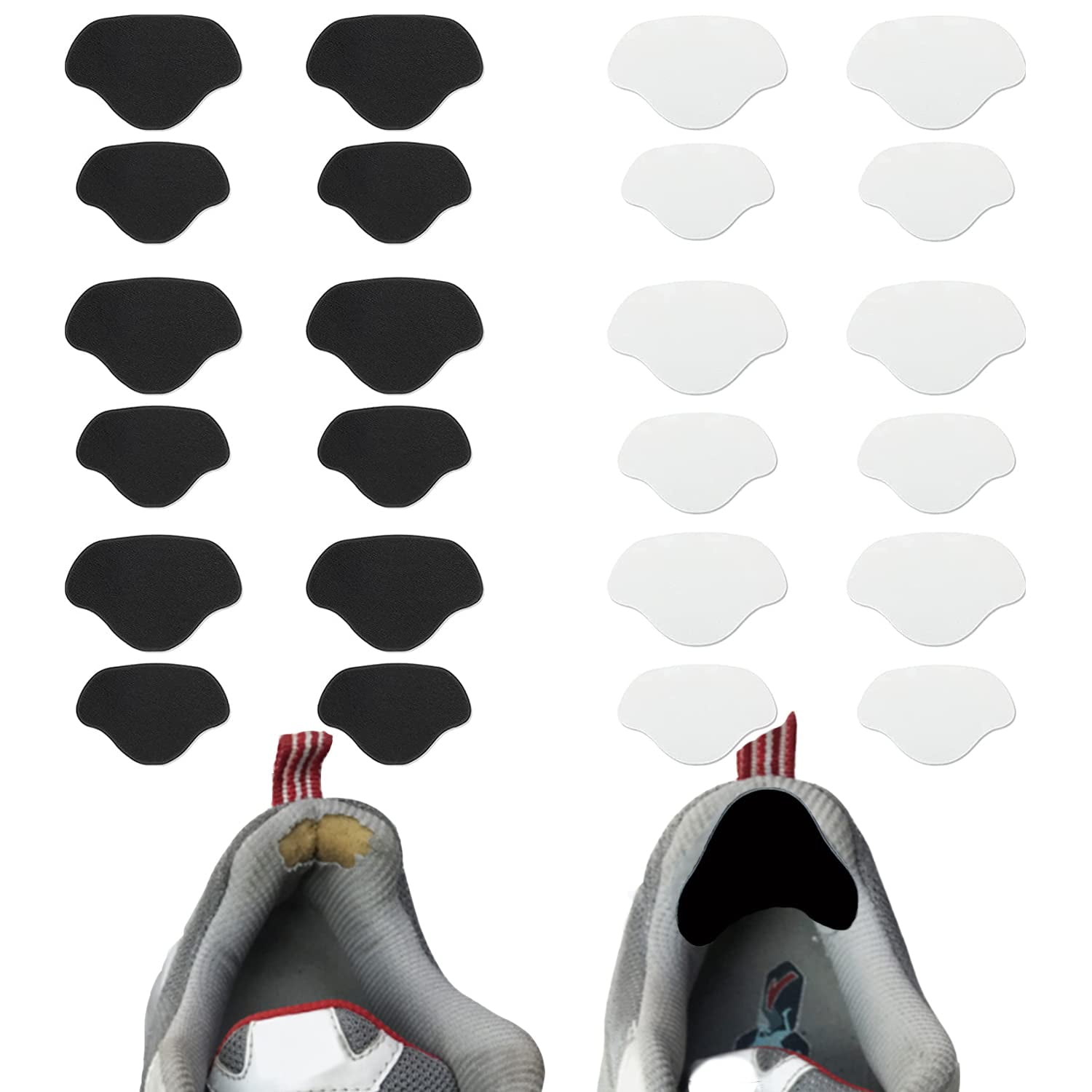 12 Pairs Sneaker Repair Patch, Self adhesive Shoe Heel Patch, Shoe Heel ...