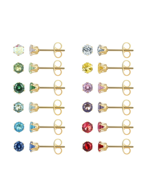 Children's Birthstone Earrings
