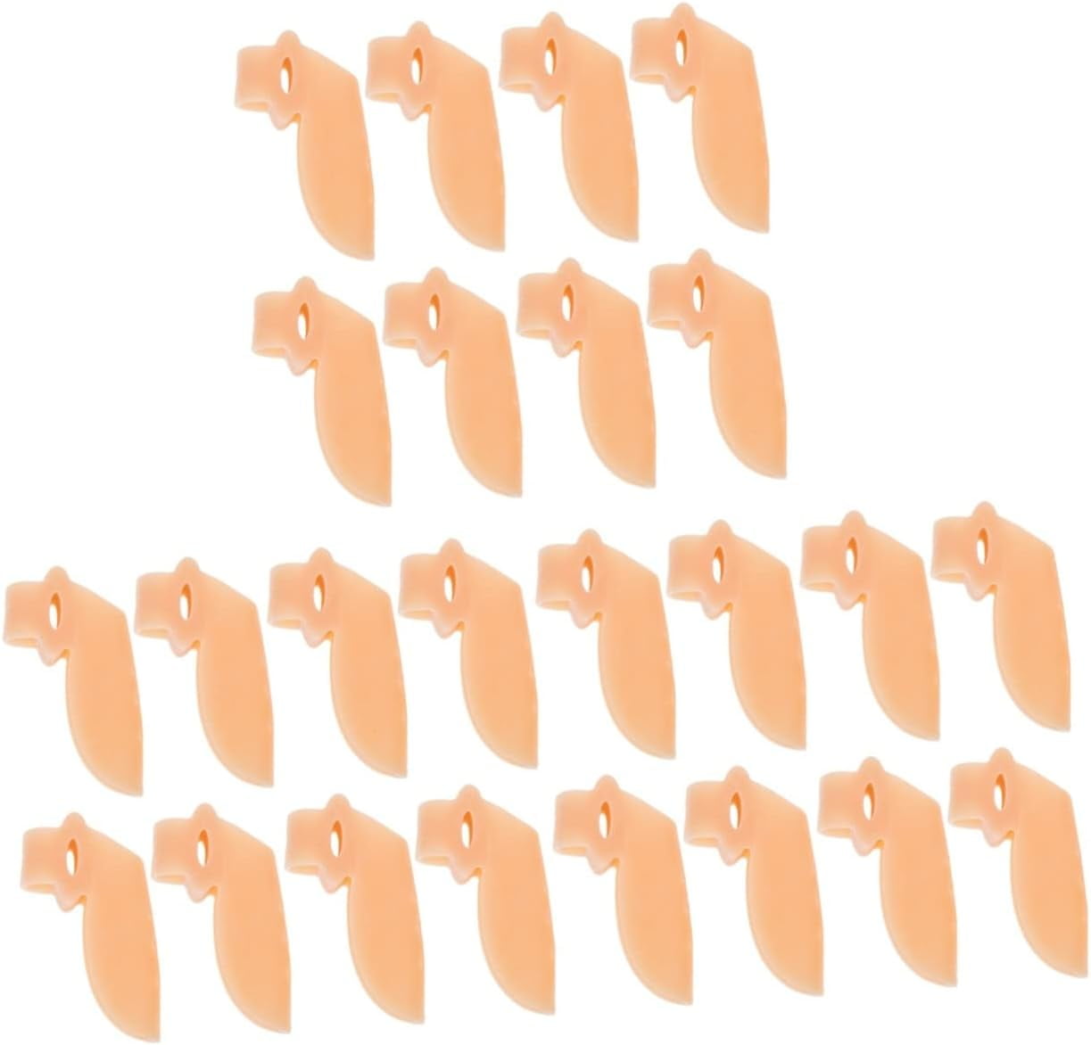 12 Pairs Toe Separator Hammertoe Splint Thumb Splint Foot Protectors ...