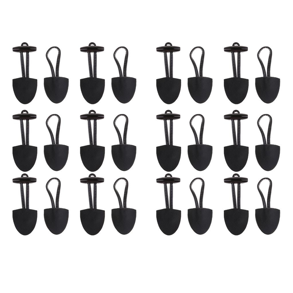 12 Pairs Toggle Fastener Toggle Toggle Button Leather Button for Coat ...